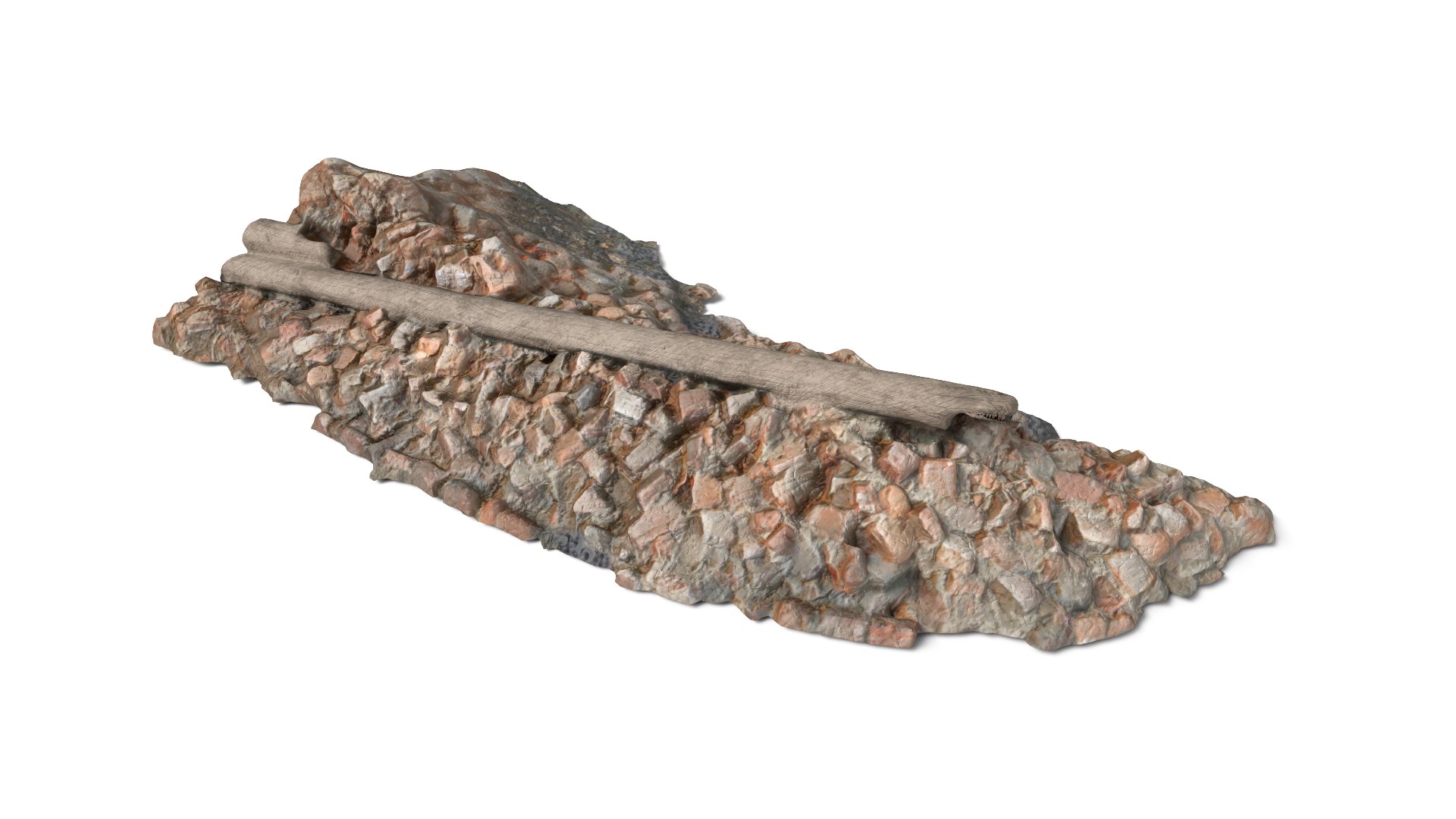 Rubble 3D Model - TurboSquid 2078238