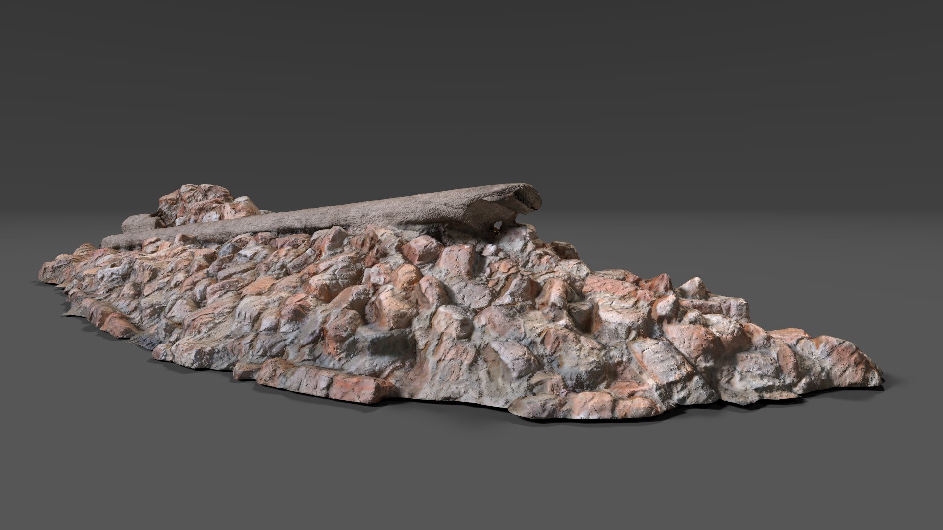 Rubble 3D Model - TurboSquid 2078238