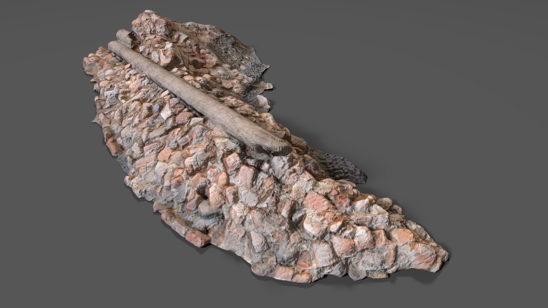 Rubble 3D Model - TurboSquid 2078238