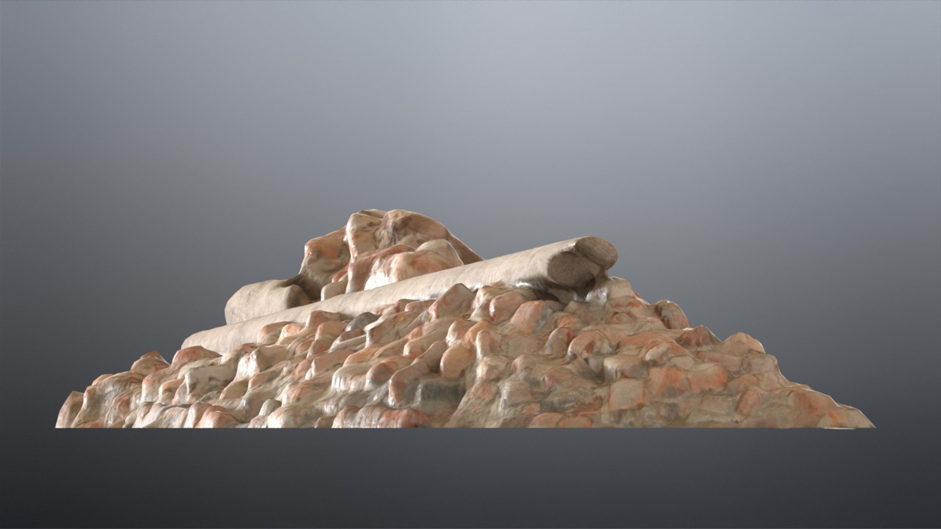 Rubble 3D Model - TurboSquid 2078238