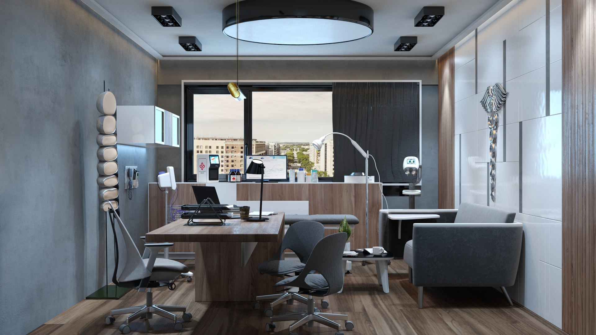 Exam Room Wooden Pro 3D Model - TurboSquid 2121578