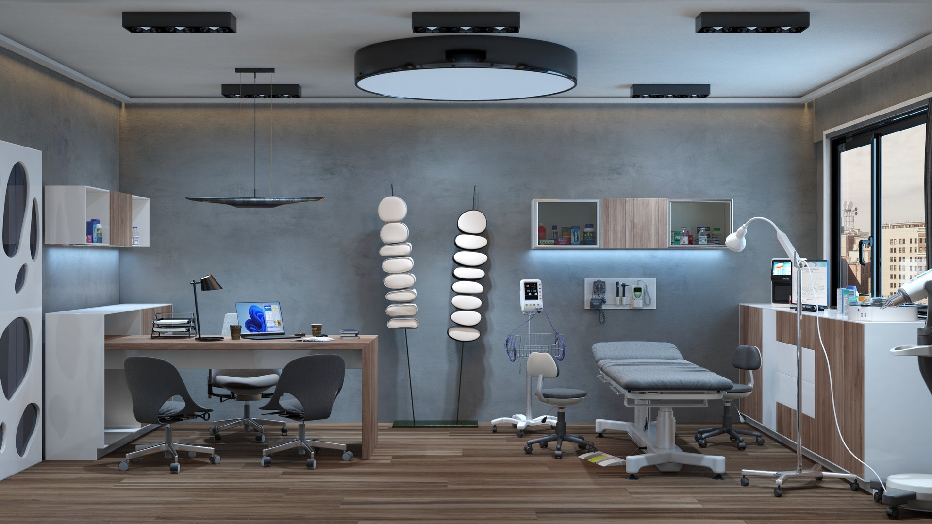 Exam Room Wooden Pro 3D Model - TurboSquid 2121578