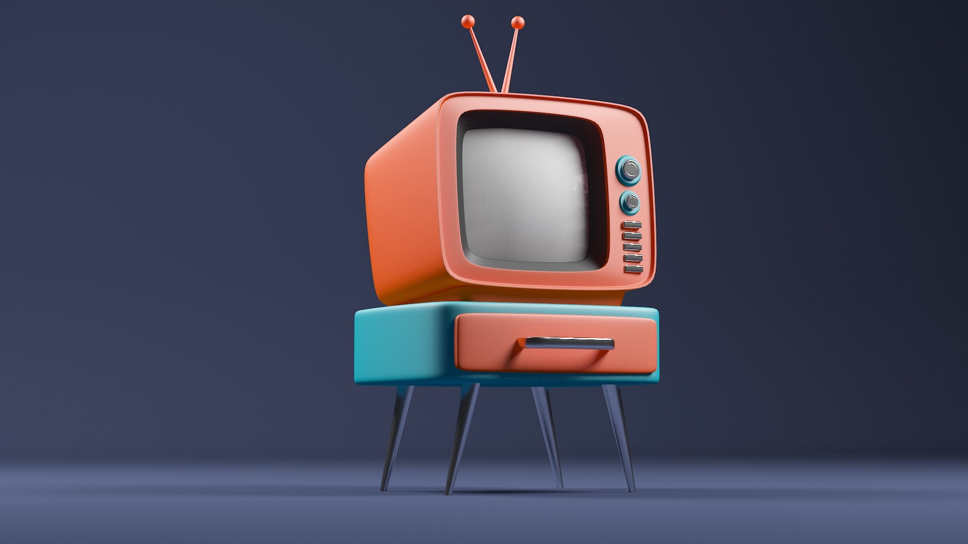 3D Cartoon Tv - TurboSquid 2028163