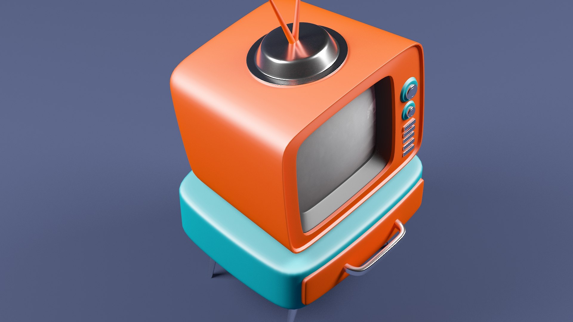 3D Cartoon Tv - TurboSquid 2028163