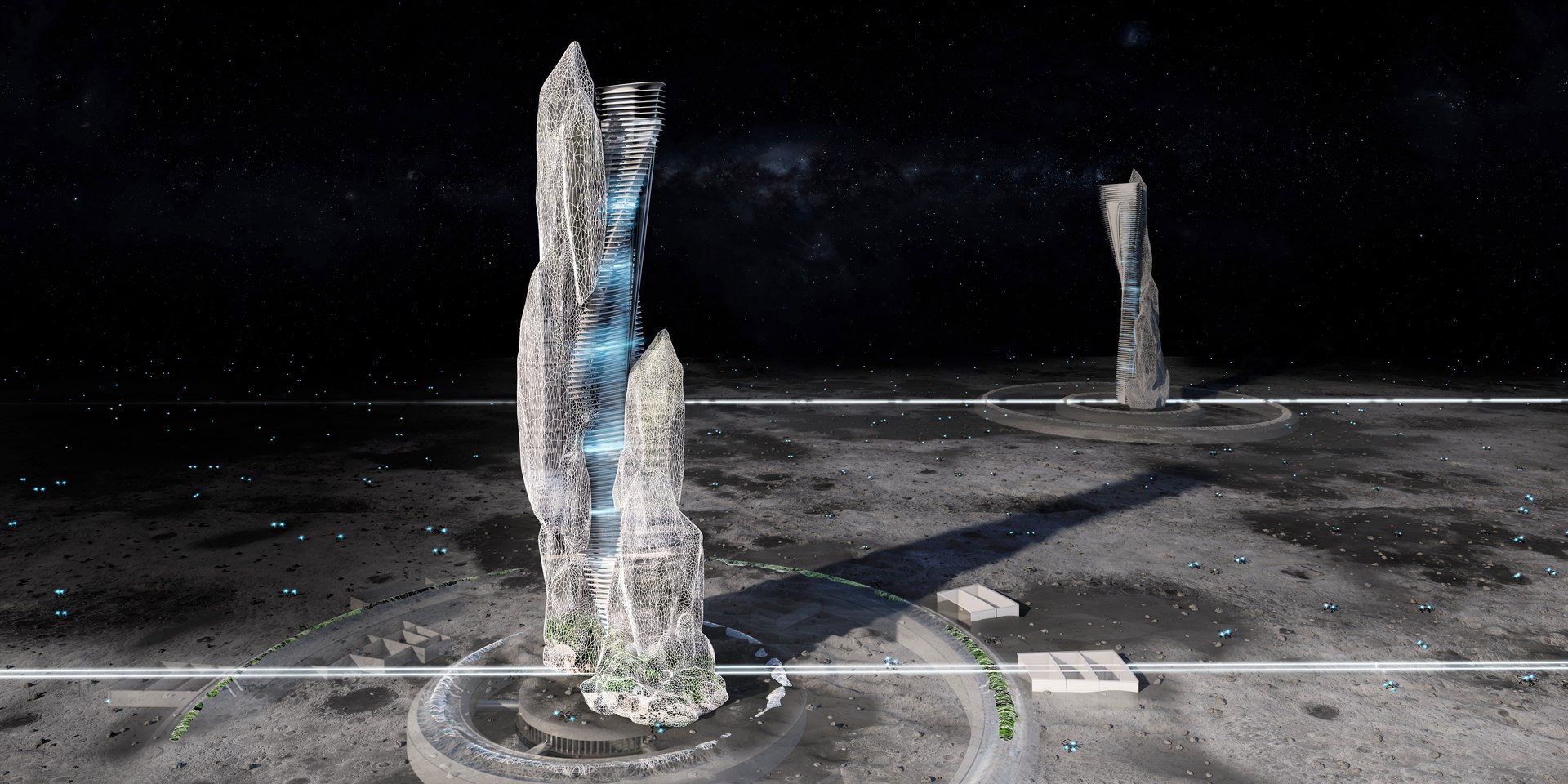 3D Moon Building - TurboSquid 1408507