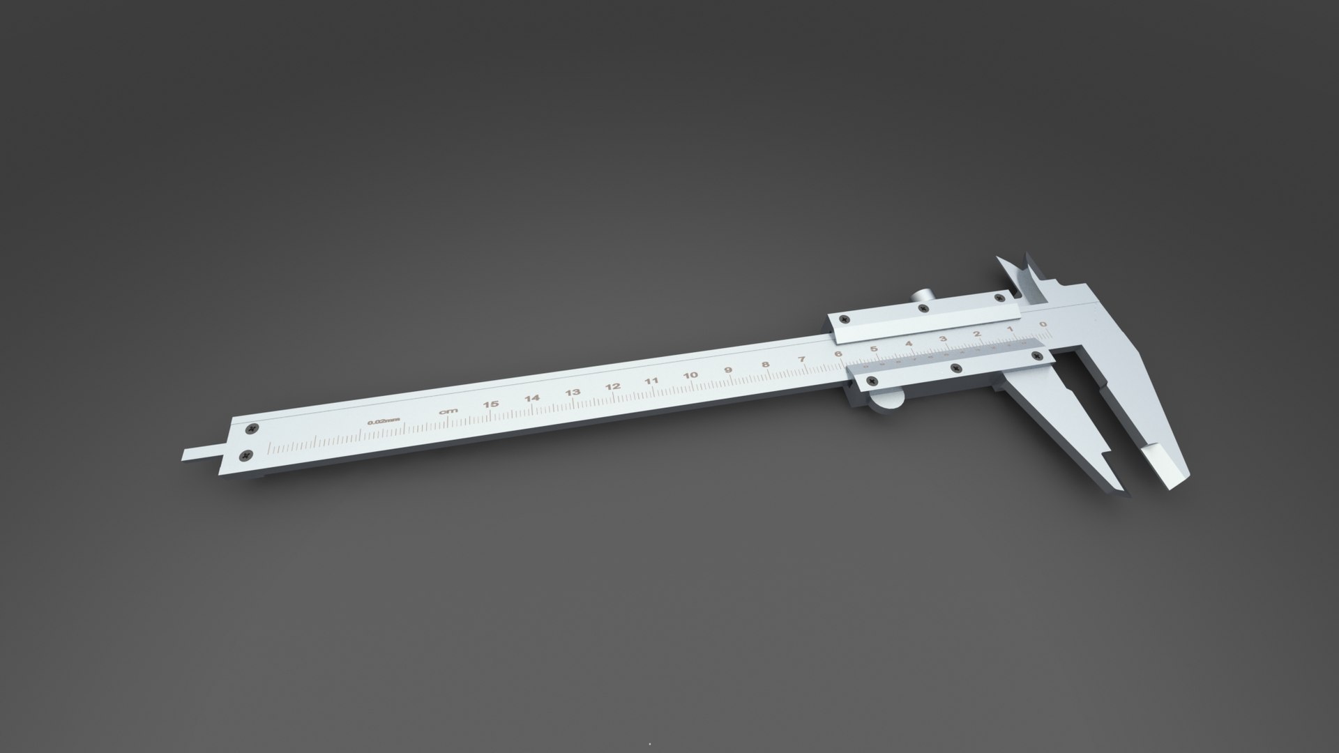 Caliper Solidworks Left Handed 3d 3ds