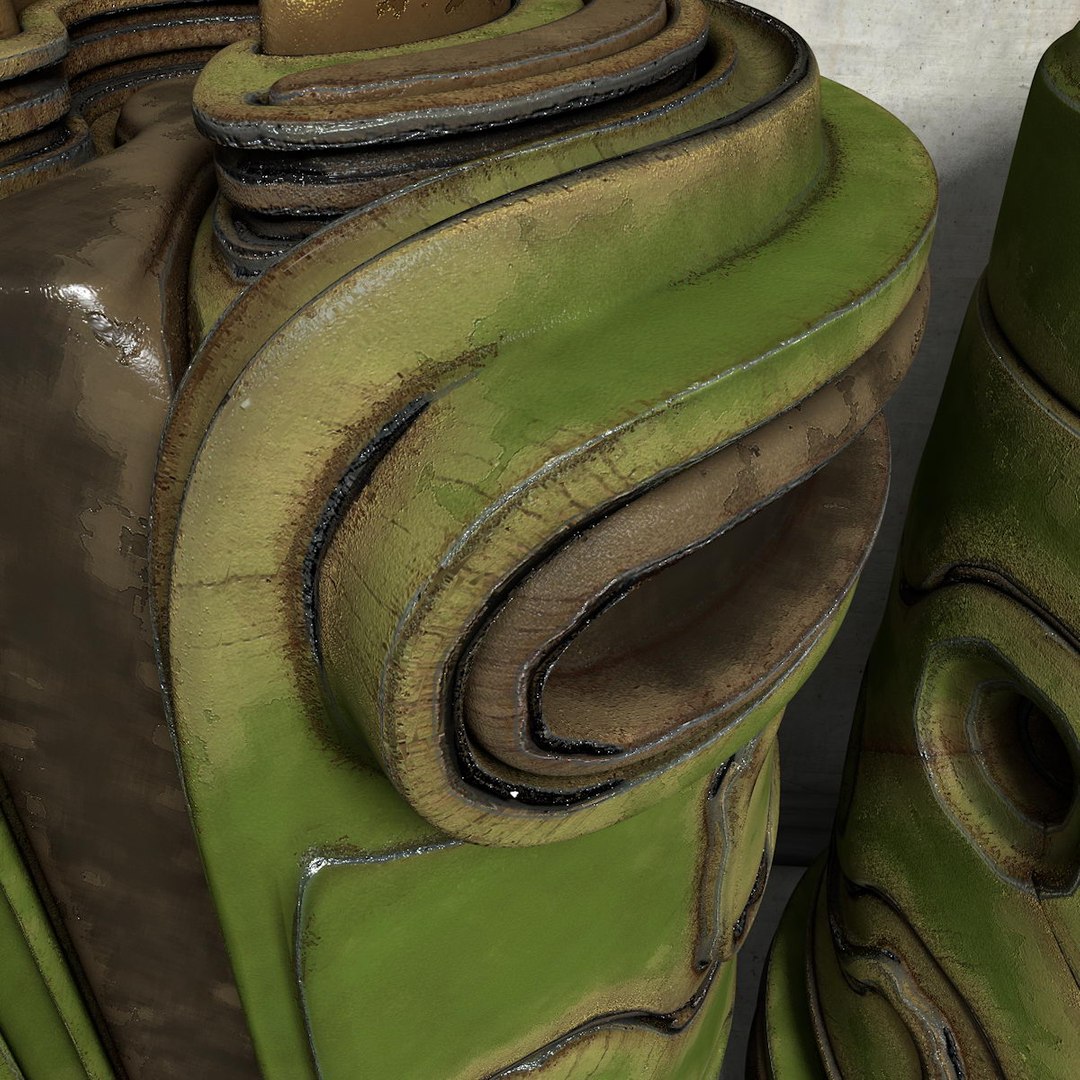 3d Fbx Unit Science Fiction