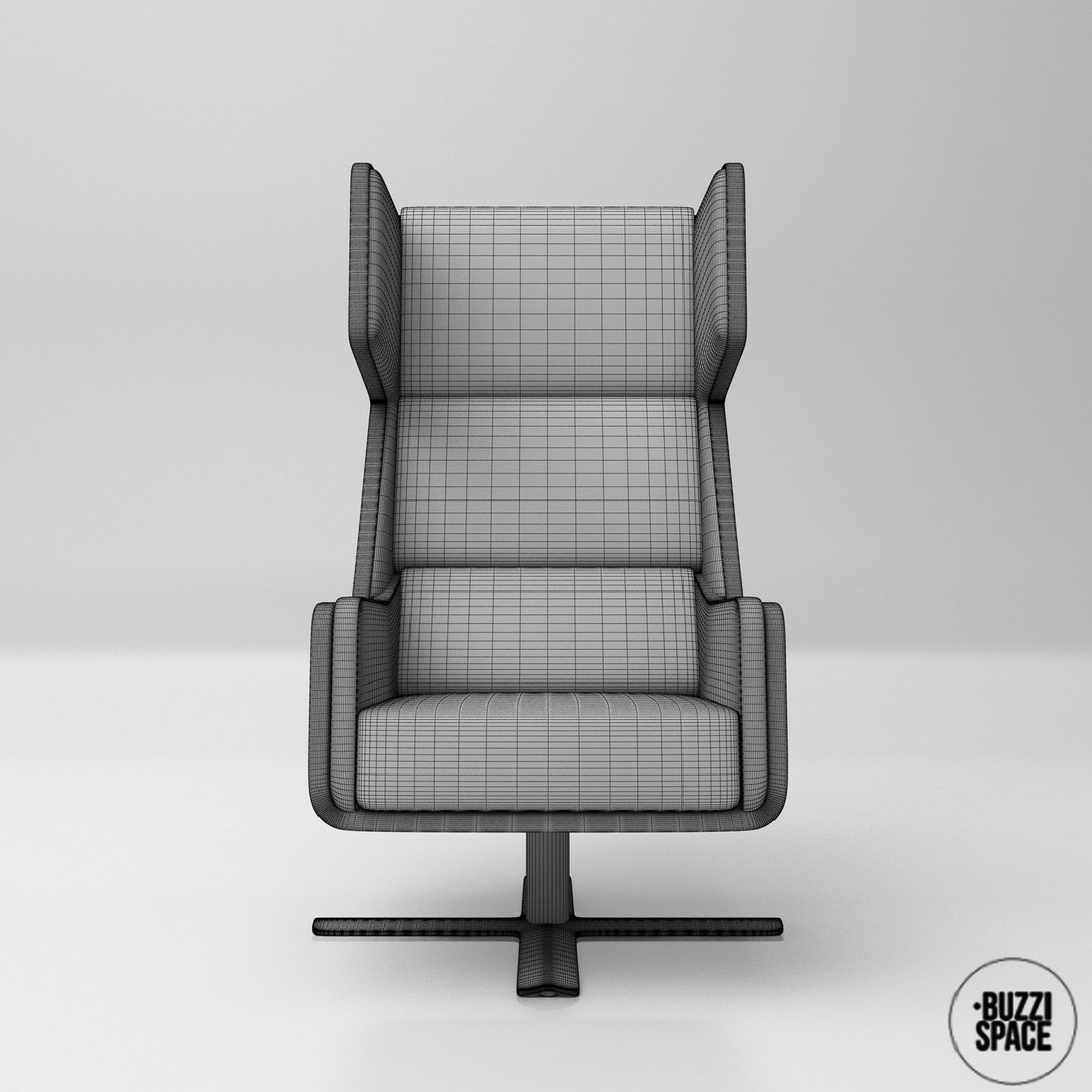 3D Buzzi Space Buzzime Lounge Chair - TurboSquid 1178267
