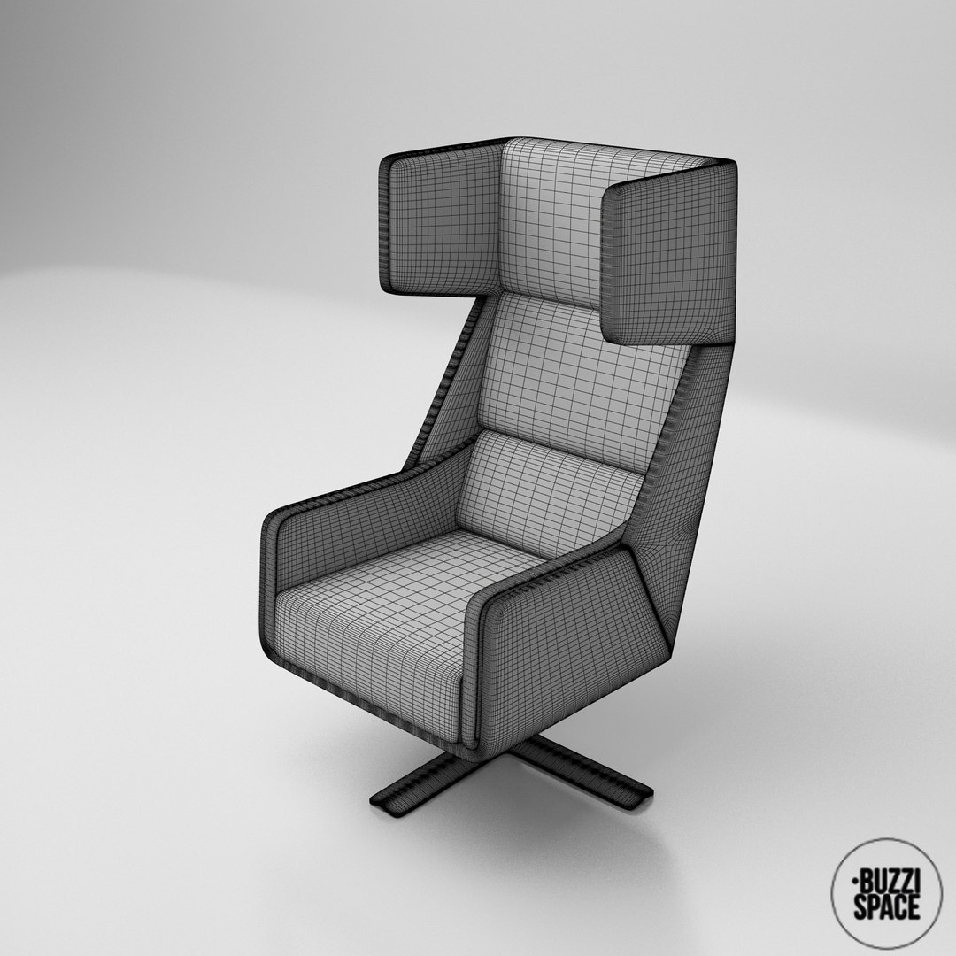 3D Buzzi Space Buzzime Lounge Chair - TurboSquid 1178267