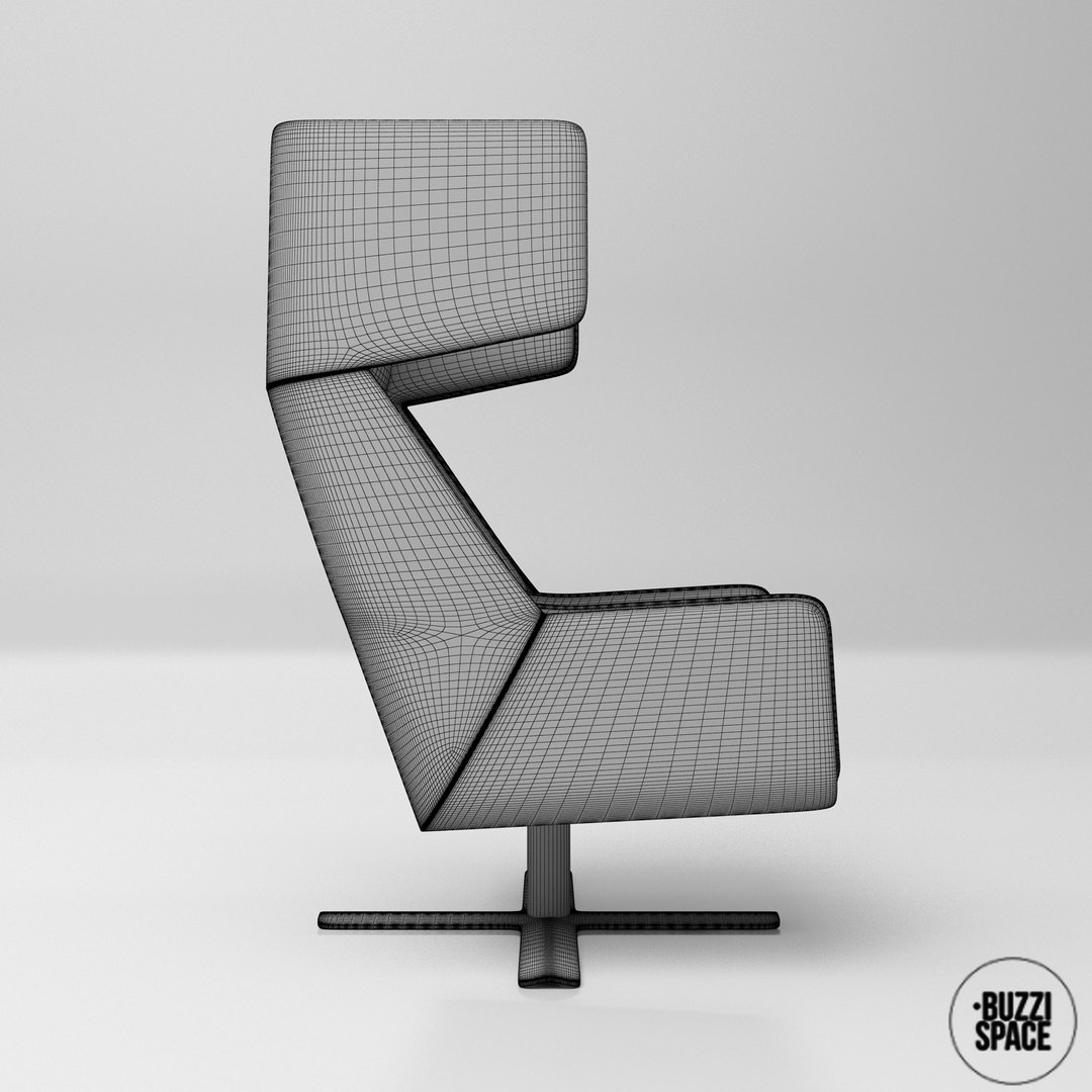 3D Buzzi Space Buzzime Lounge Chair - TurboSquid 1178267