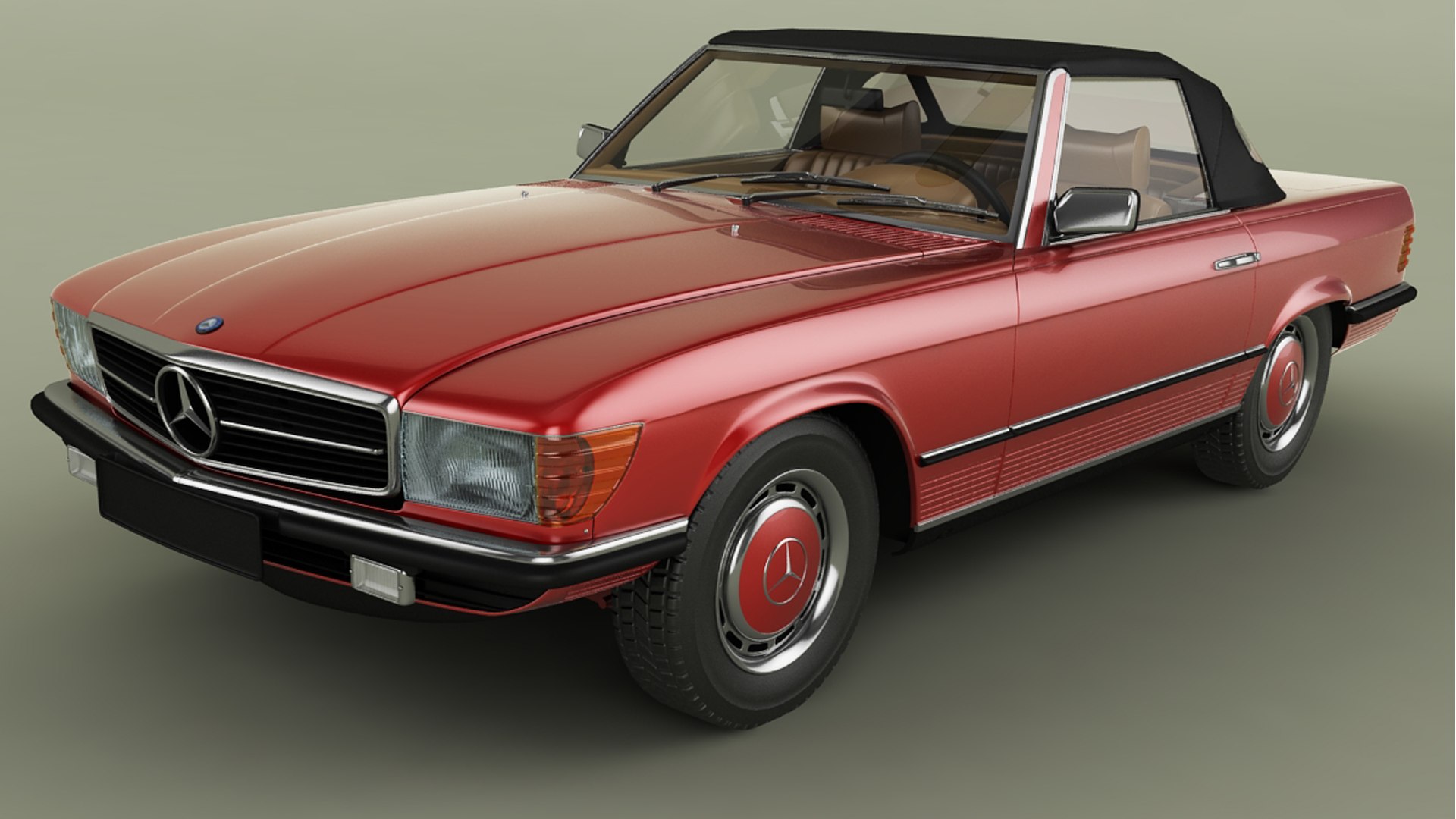 Mercedes-Benz R107 350SL 3D - TurboSquid 2056335