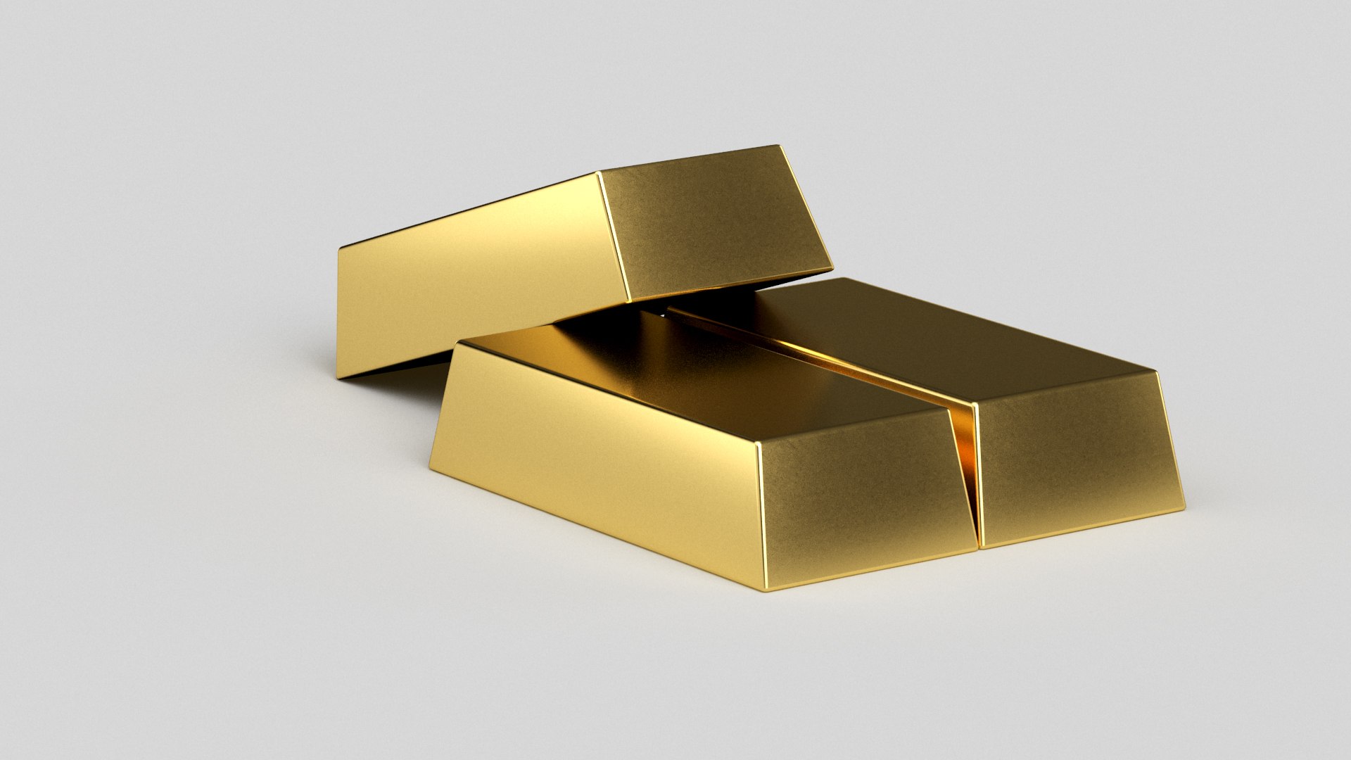 Gold Bars 3D Model - TurboSquid 2238015