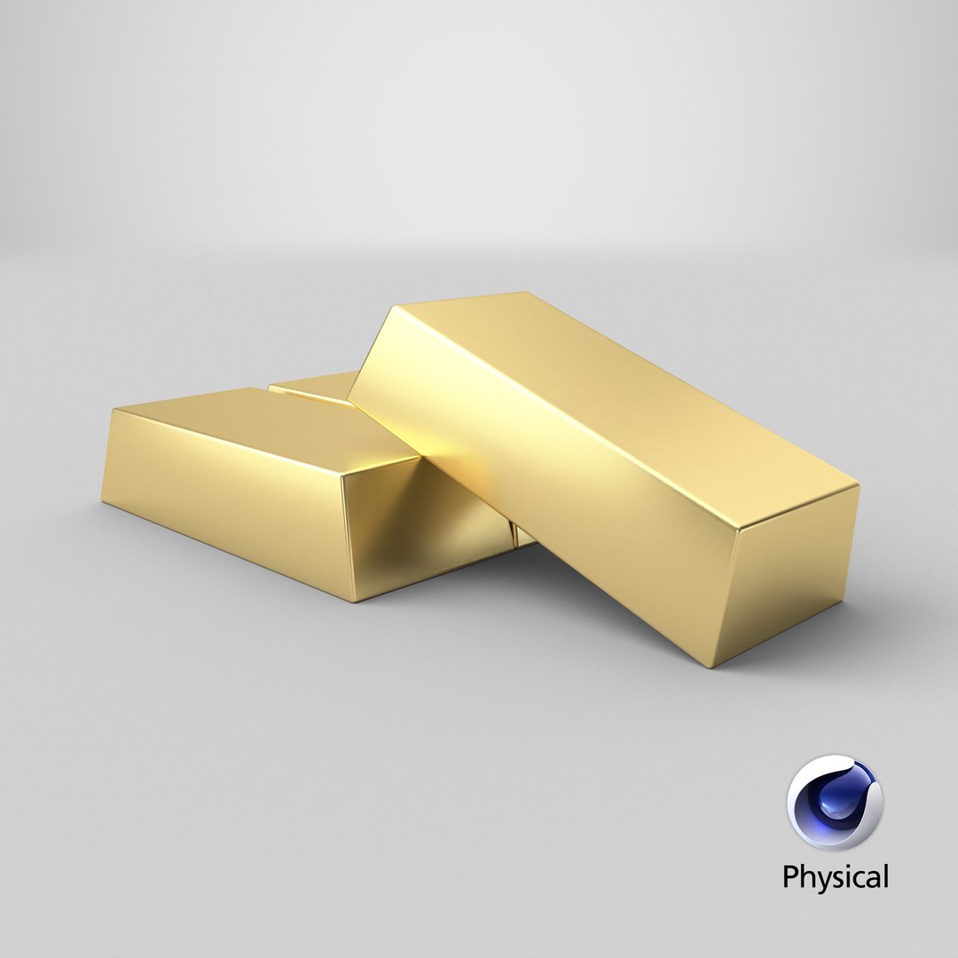 Gold Bars 3D Model - TurboSquid 2238015