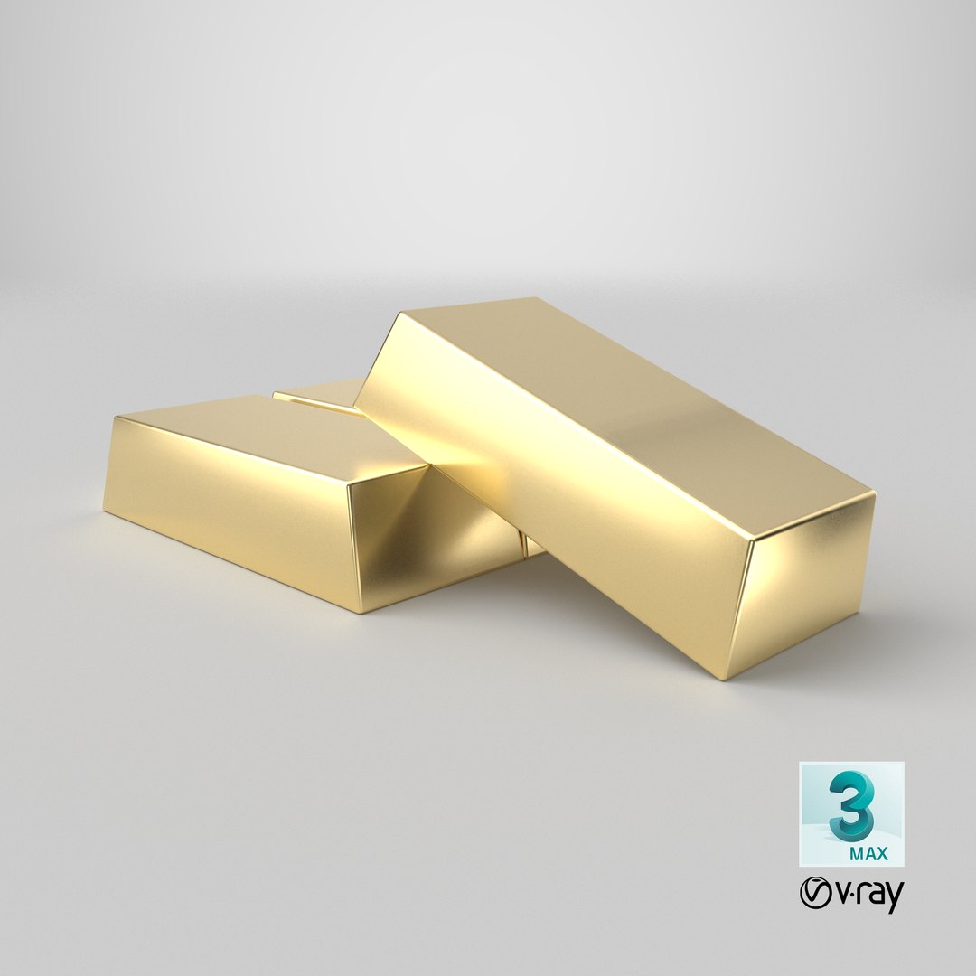 Gold Bars 3D Model - TurboSquid 2238015