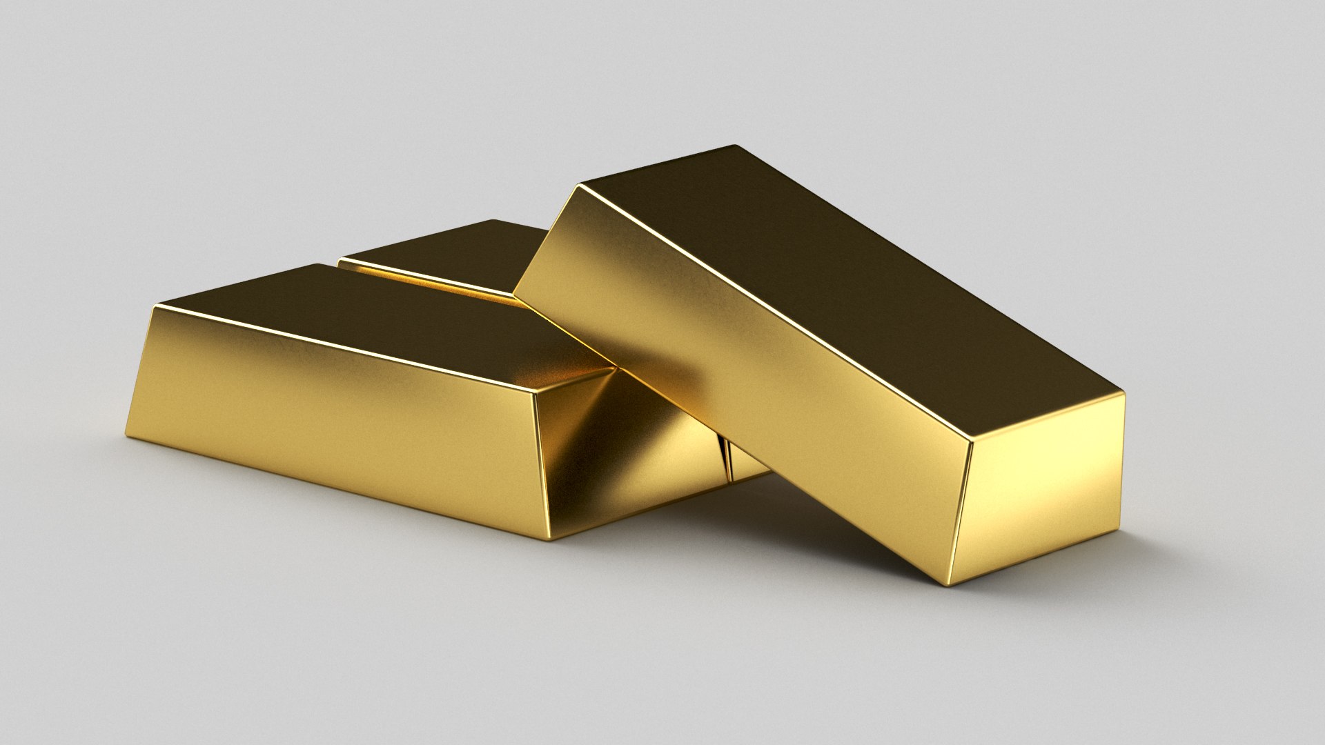 Gold Bars 3D Model - TurboSquid 2238015