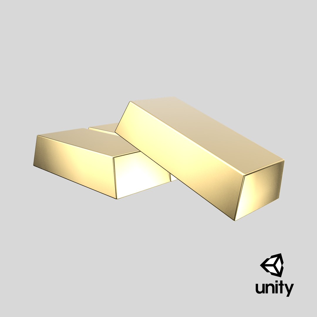 Gold Bars 3D Model - TurboSquid 2238015