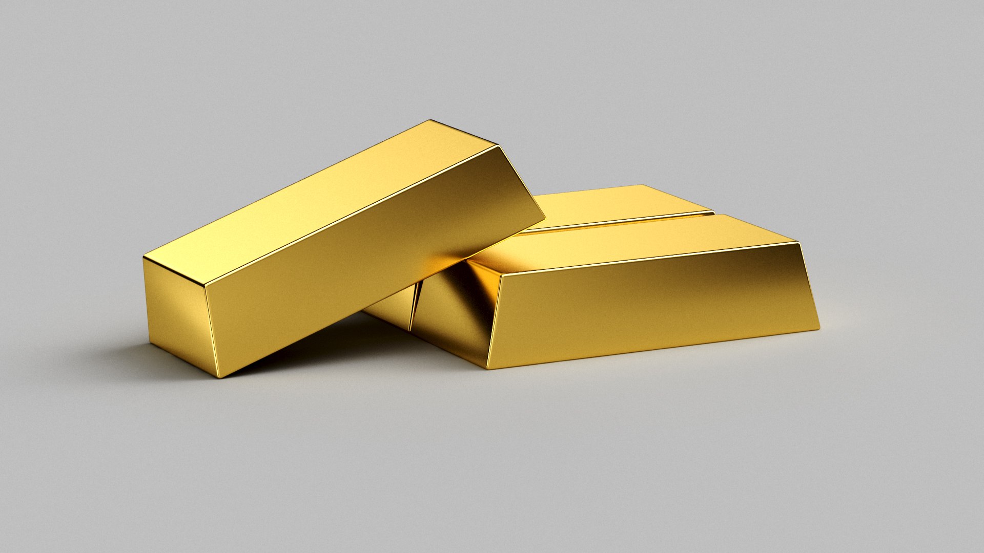 Gold Bars 3D Model - TurboSquid 2238015