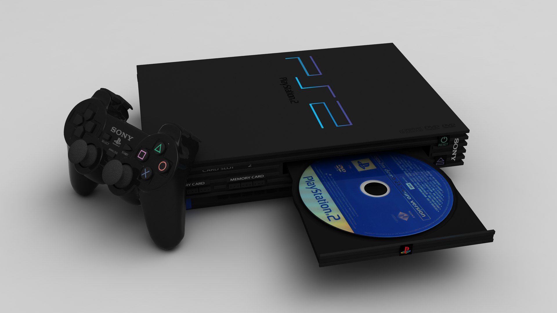 Sony Playstation 2 Model - TurboSquid 2010935