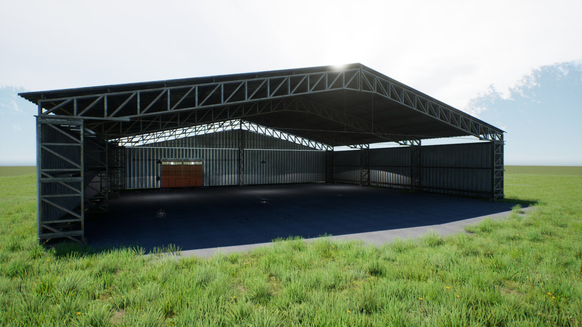 Hangar Modular 3D Model - TurboSquid 2014260