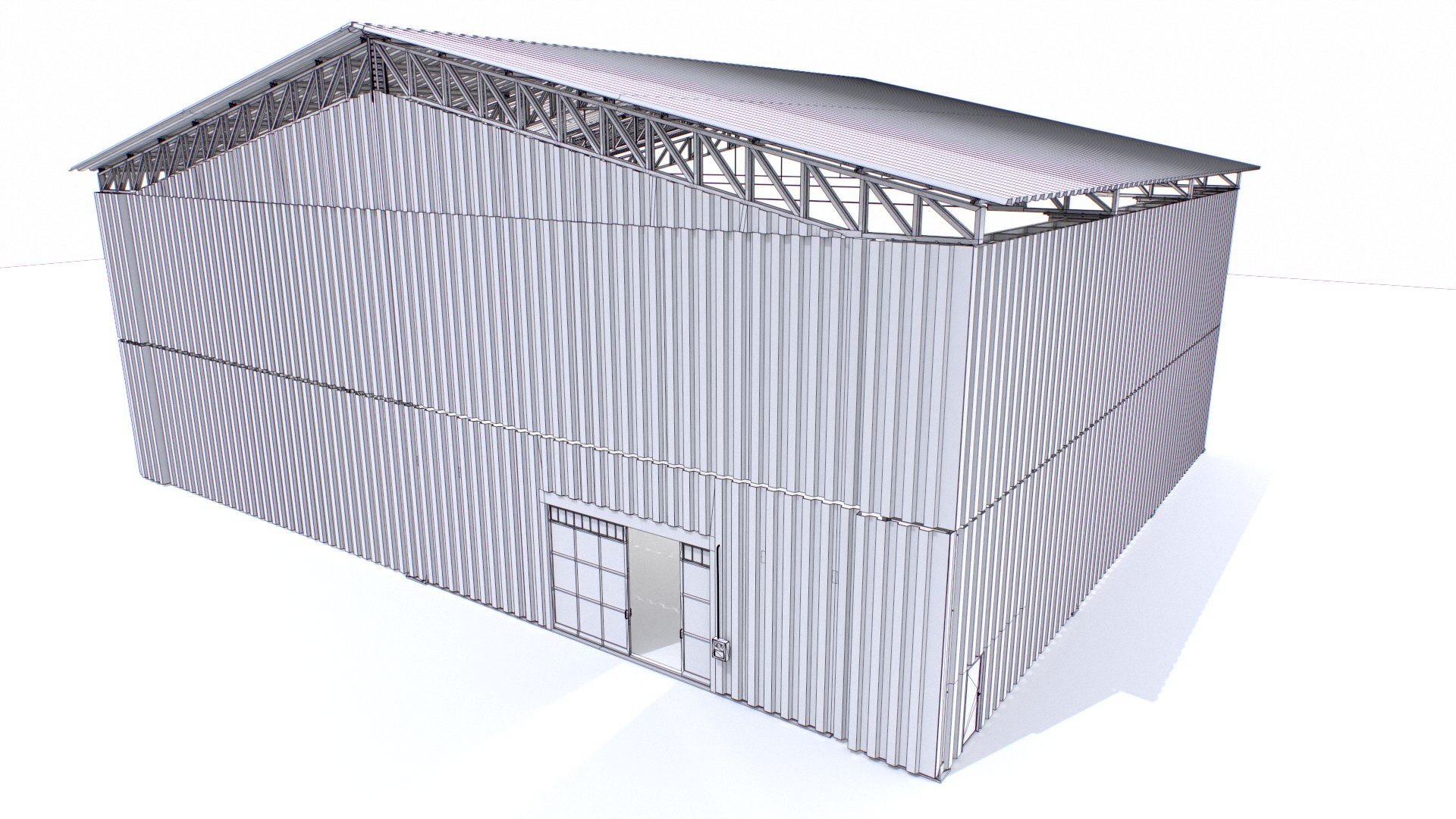 Hangar Modular 3D Model - TurboSquid 2014260