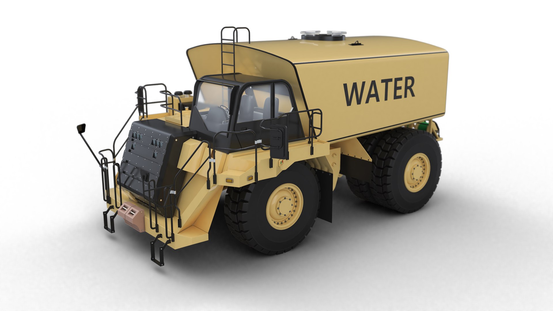 3D Model Big Water Truck - TurboSquid 2279383
