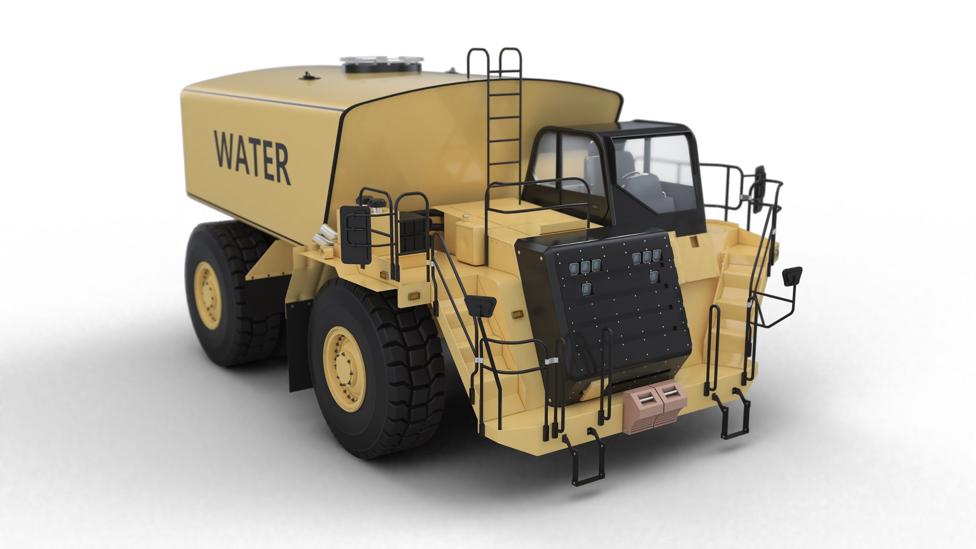 3D Model Big Water Truck - TurboSquid 2279383