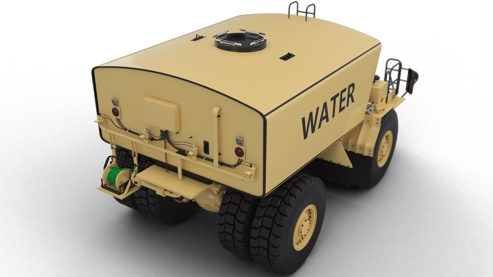 3D Model Big Water Truck - TurboSquid 2279383