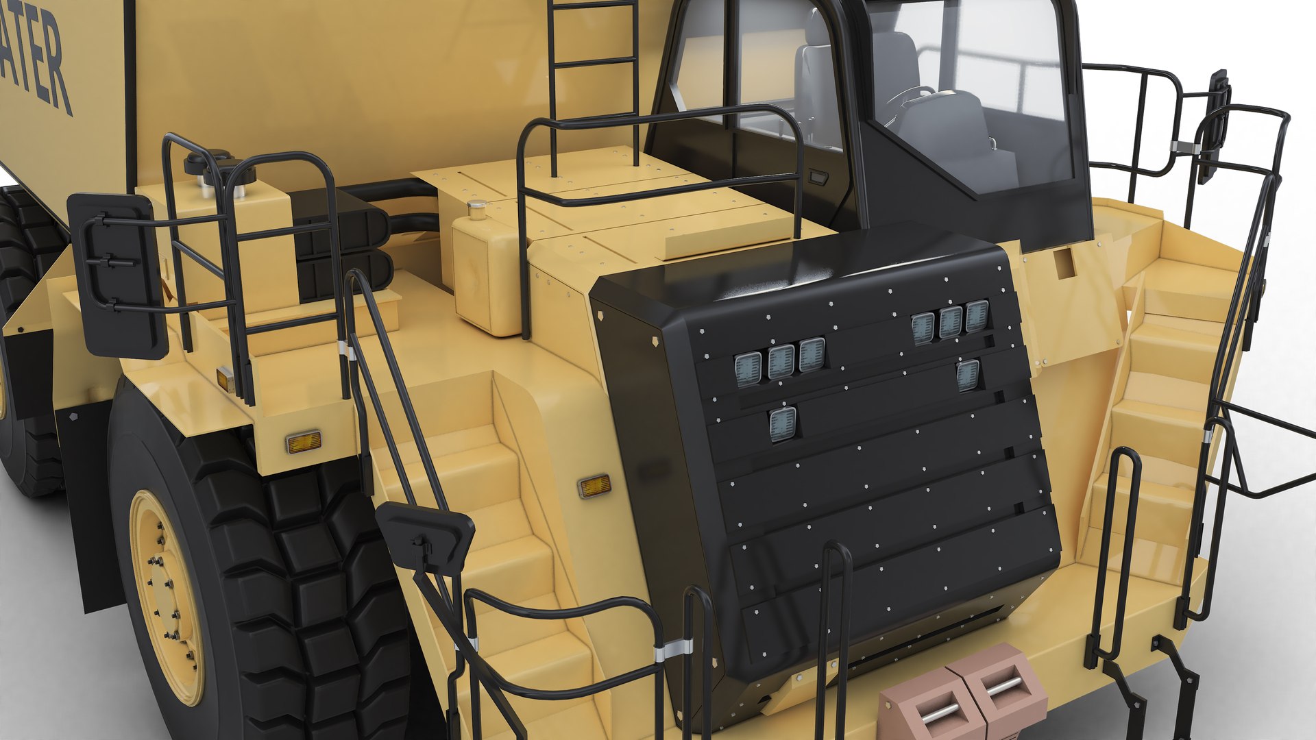 3D Model Big Water Truck - TurboSquid 2279383