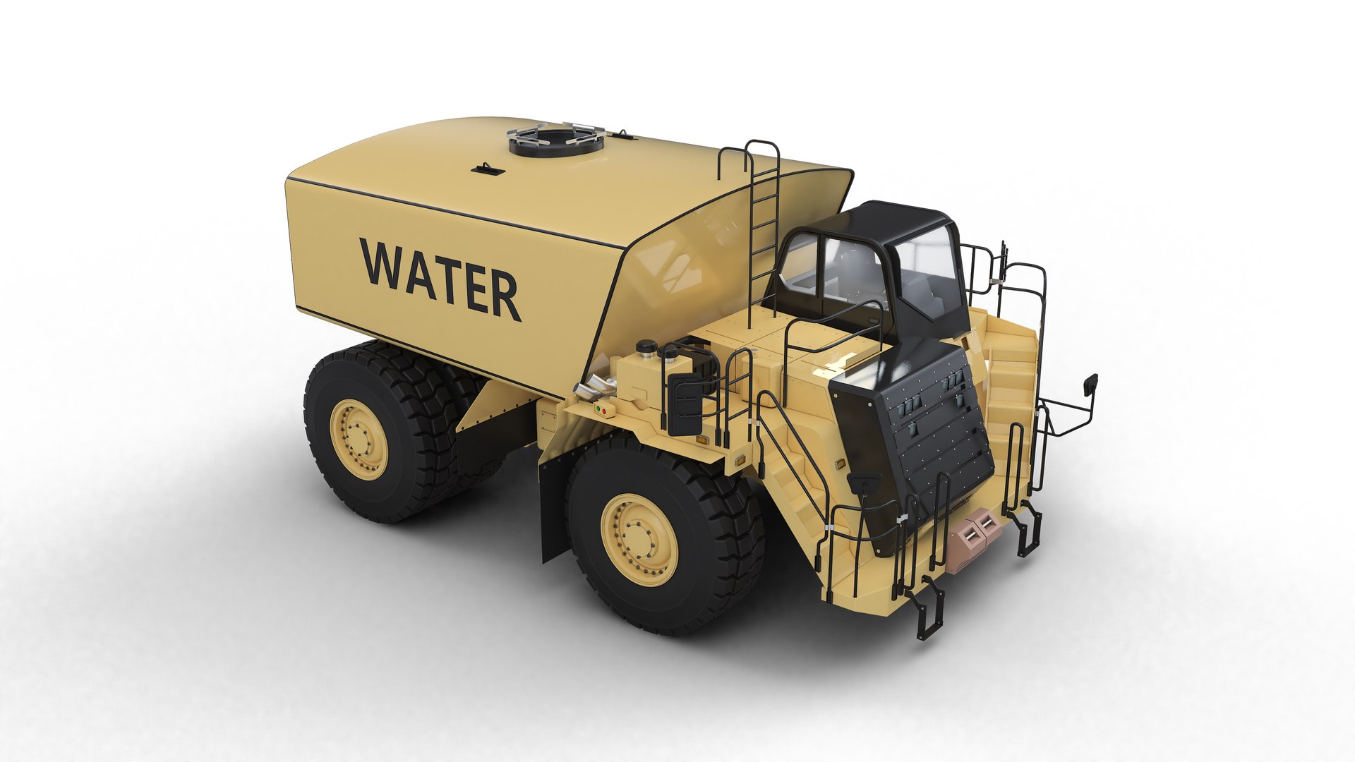 3D Model Big Water Truck - TurboSquid 2279383