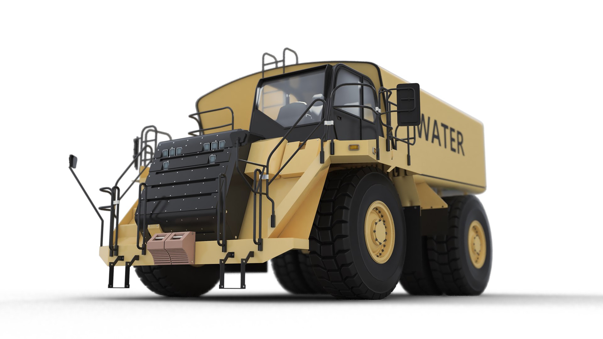3D Model Big Water Truck - TurboSquid 2279383