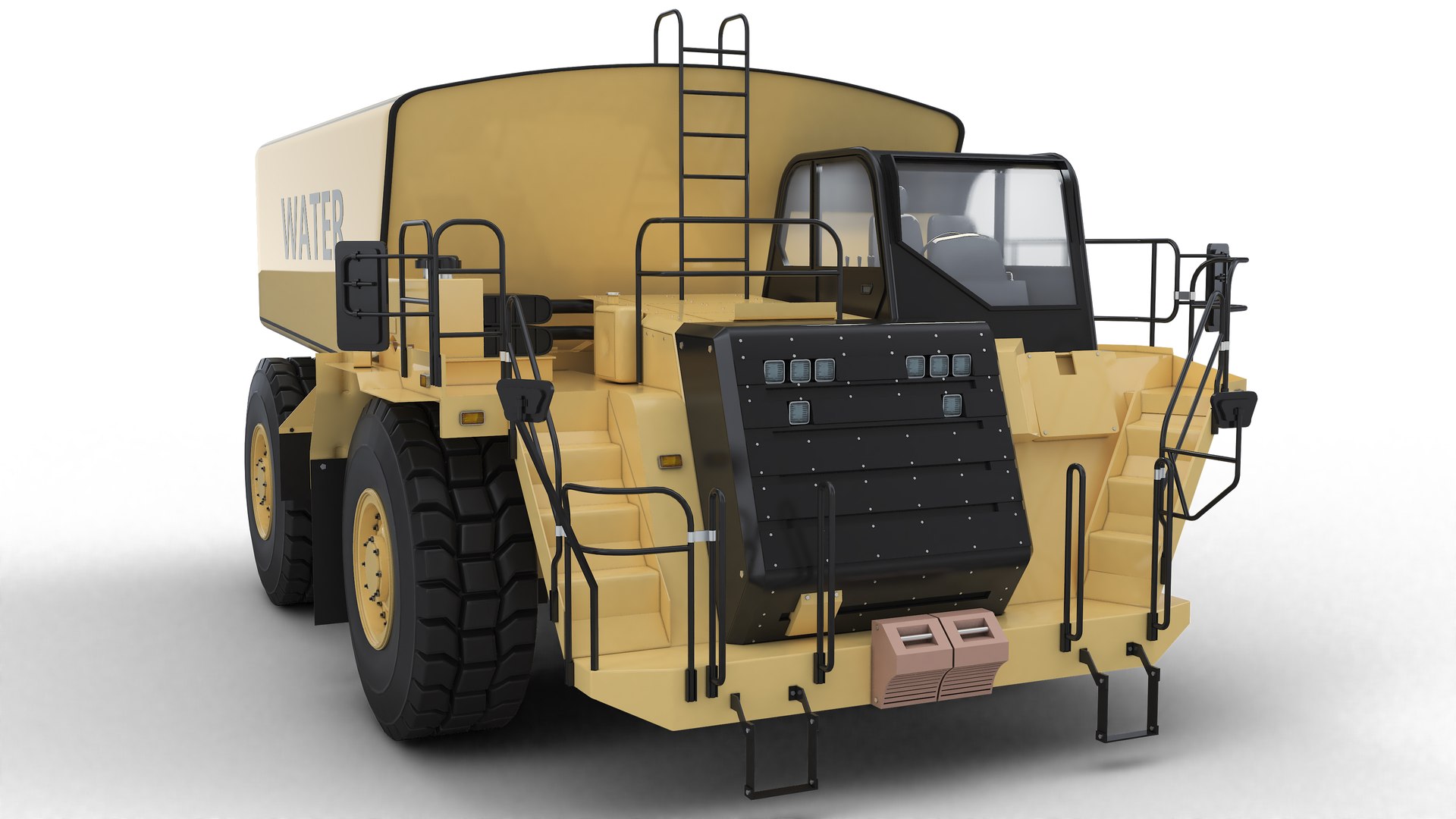 3D Model Big Water Truck - TurboSquid 2279383