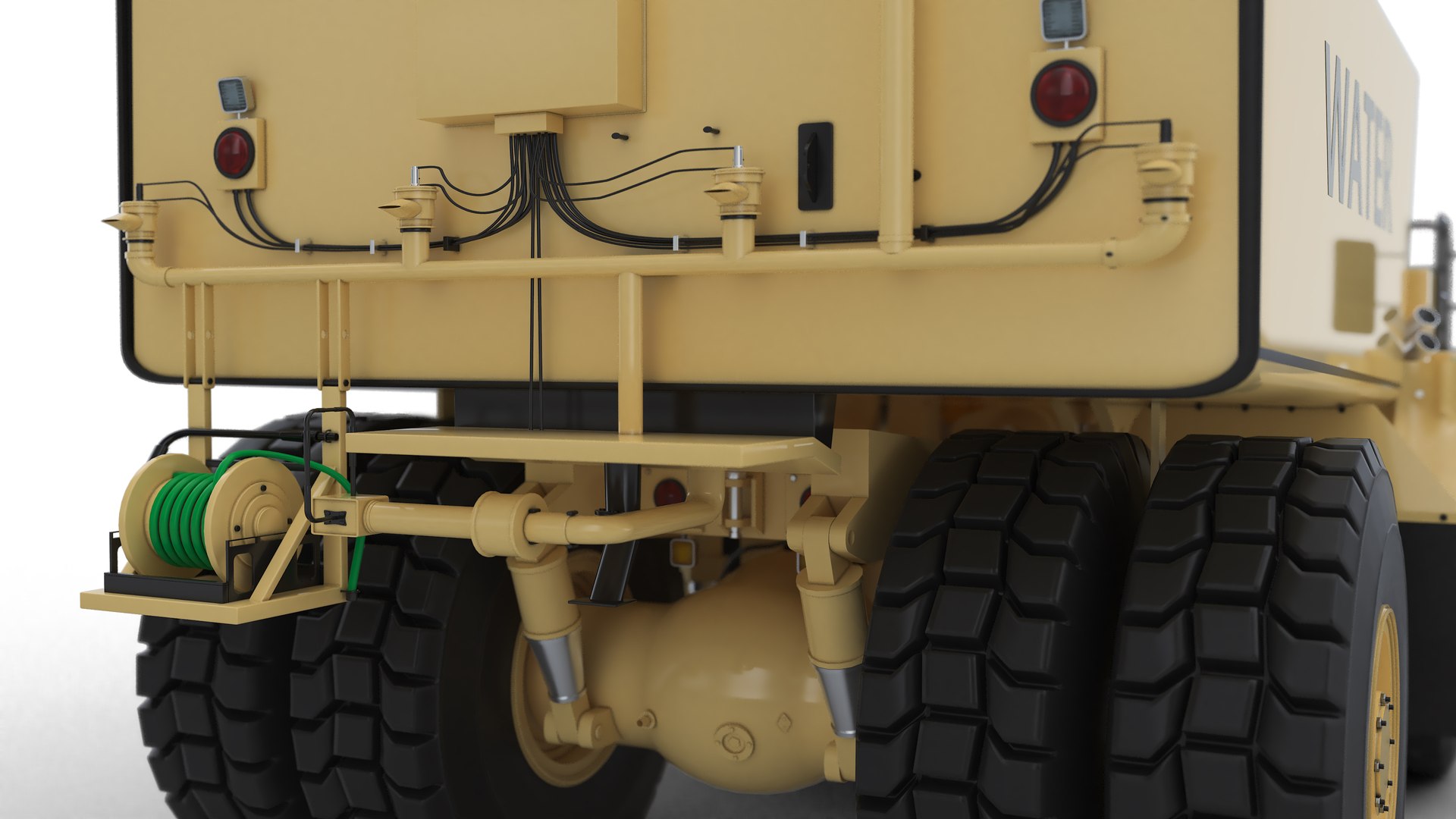 3D Model Big Water Truck - TurboSquid 2279383