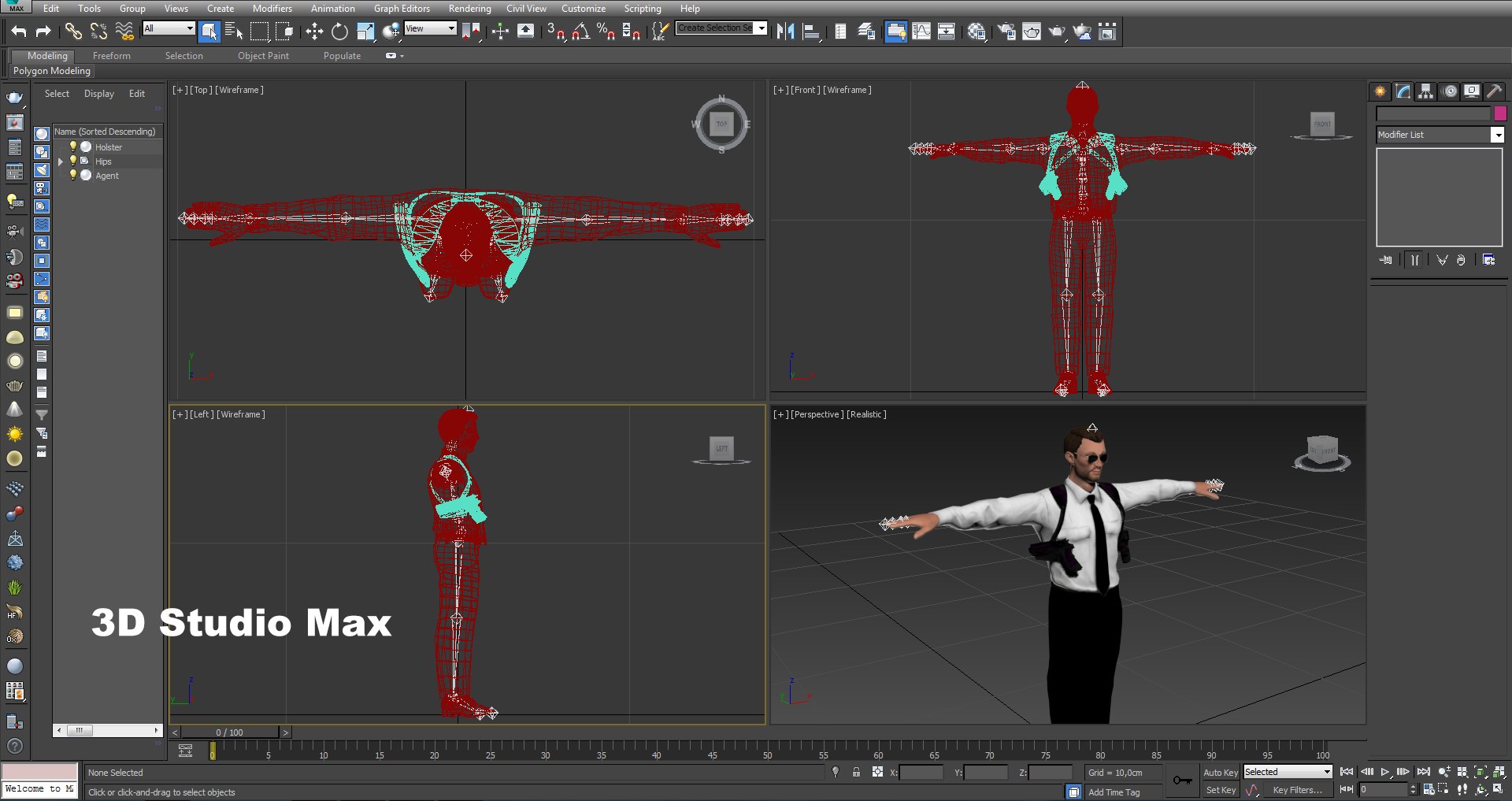 Max Human Secret Agent Character Man