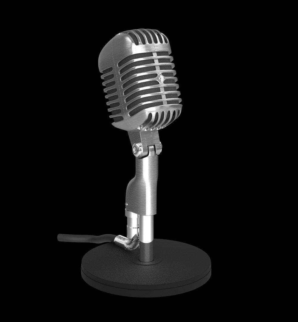 Microphone Mic Shure 3D Model - TurboSquid 1667285