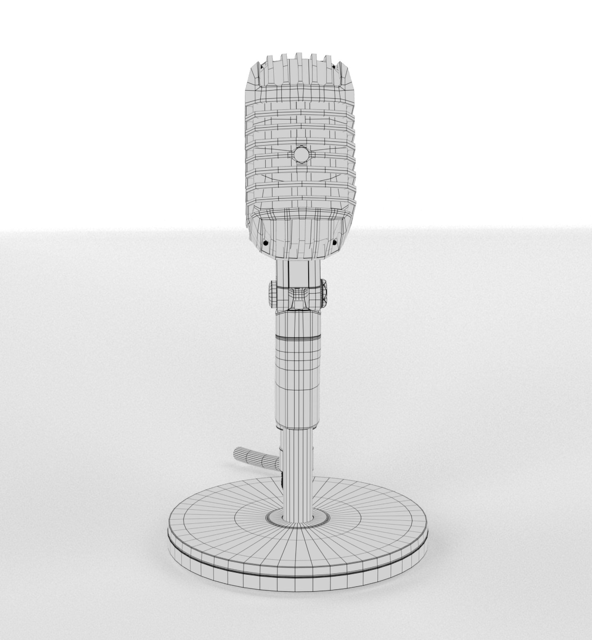 Microphone mic shure 3D model - TurboSquid 1667285