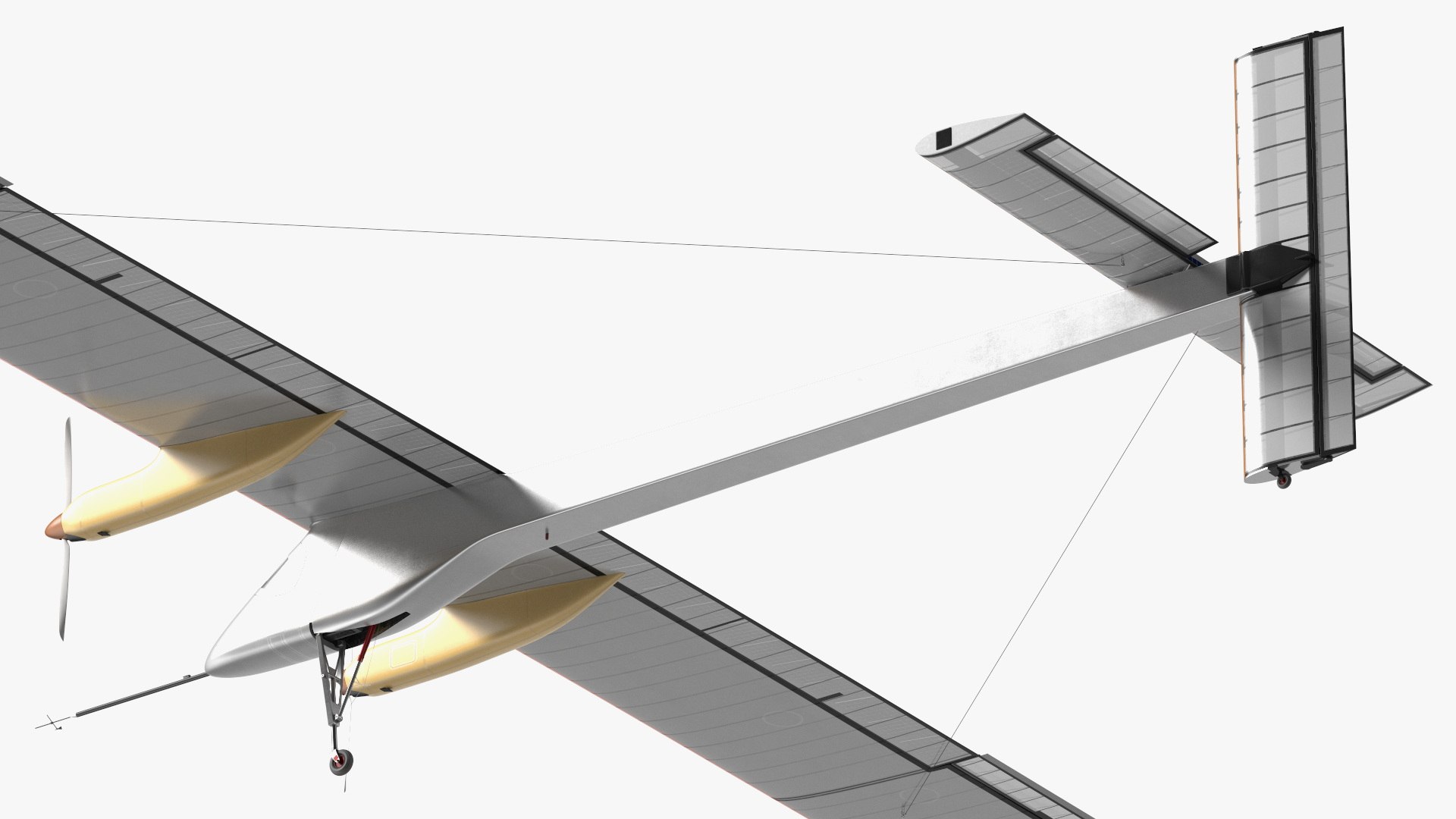 Solar Energy Airplane model - TurboSquid 2031259