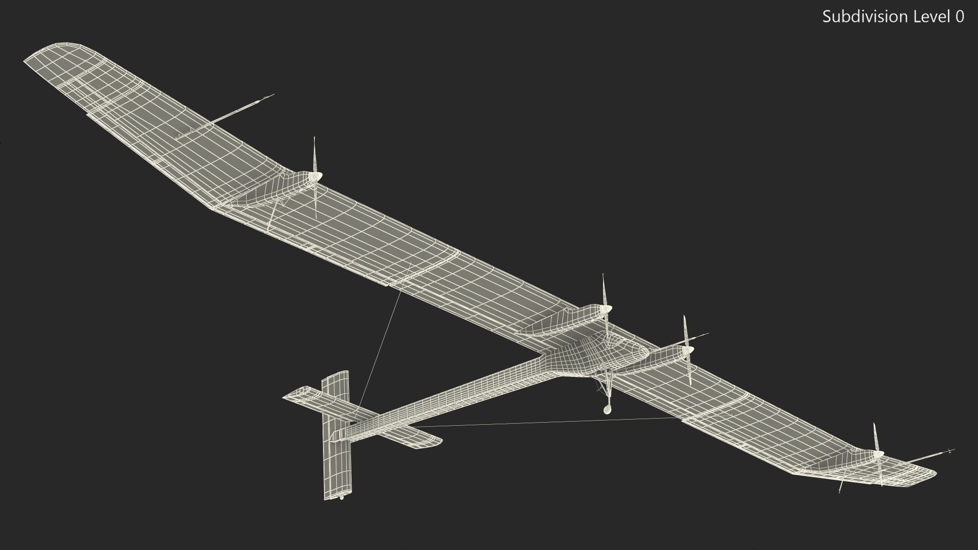 Solar Energy Airplane model - TurboSquid 2031259