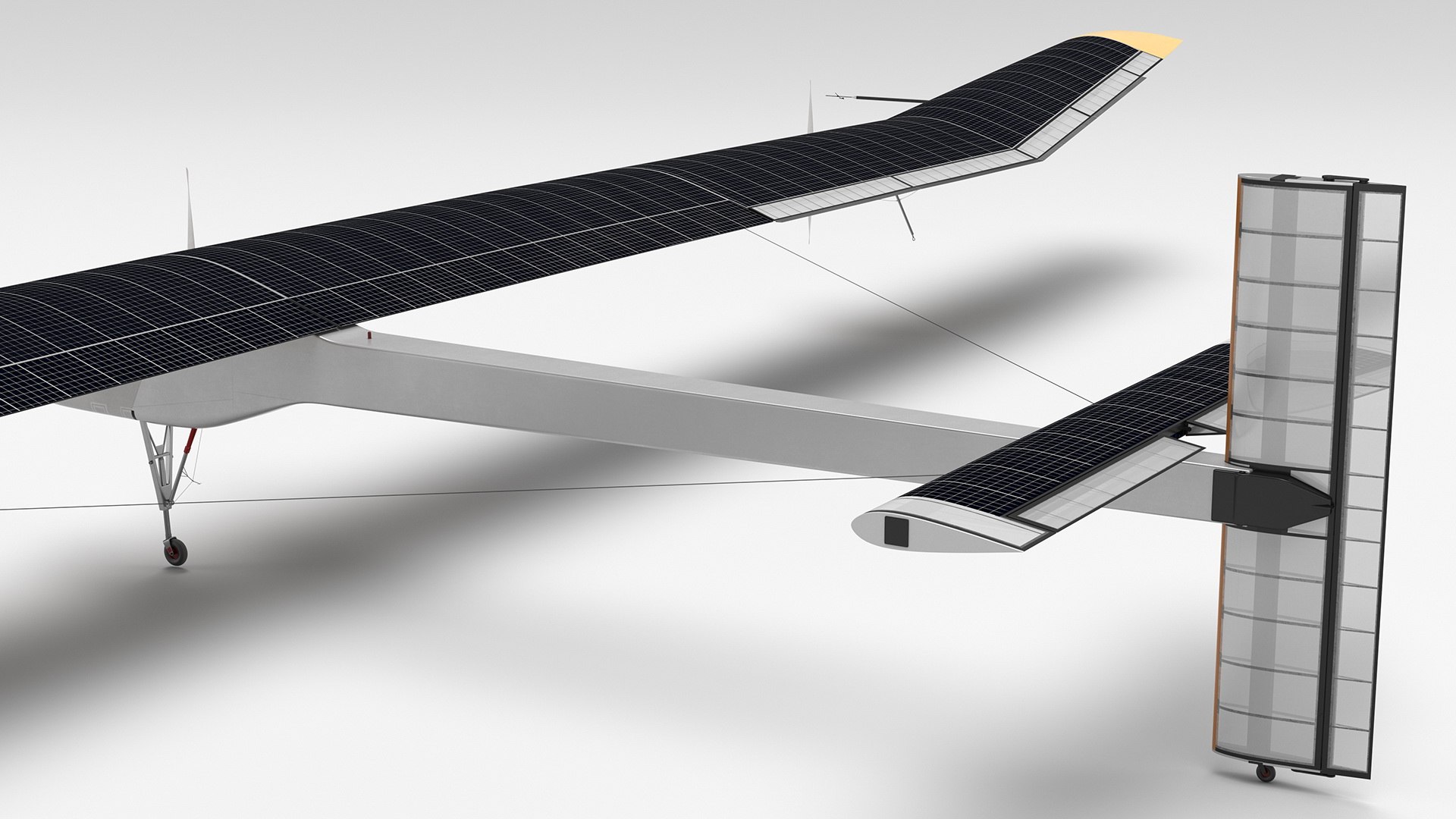 Solar Energy Airplane model - TurboSquid 2031259