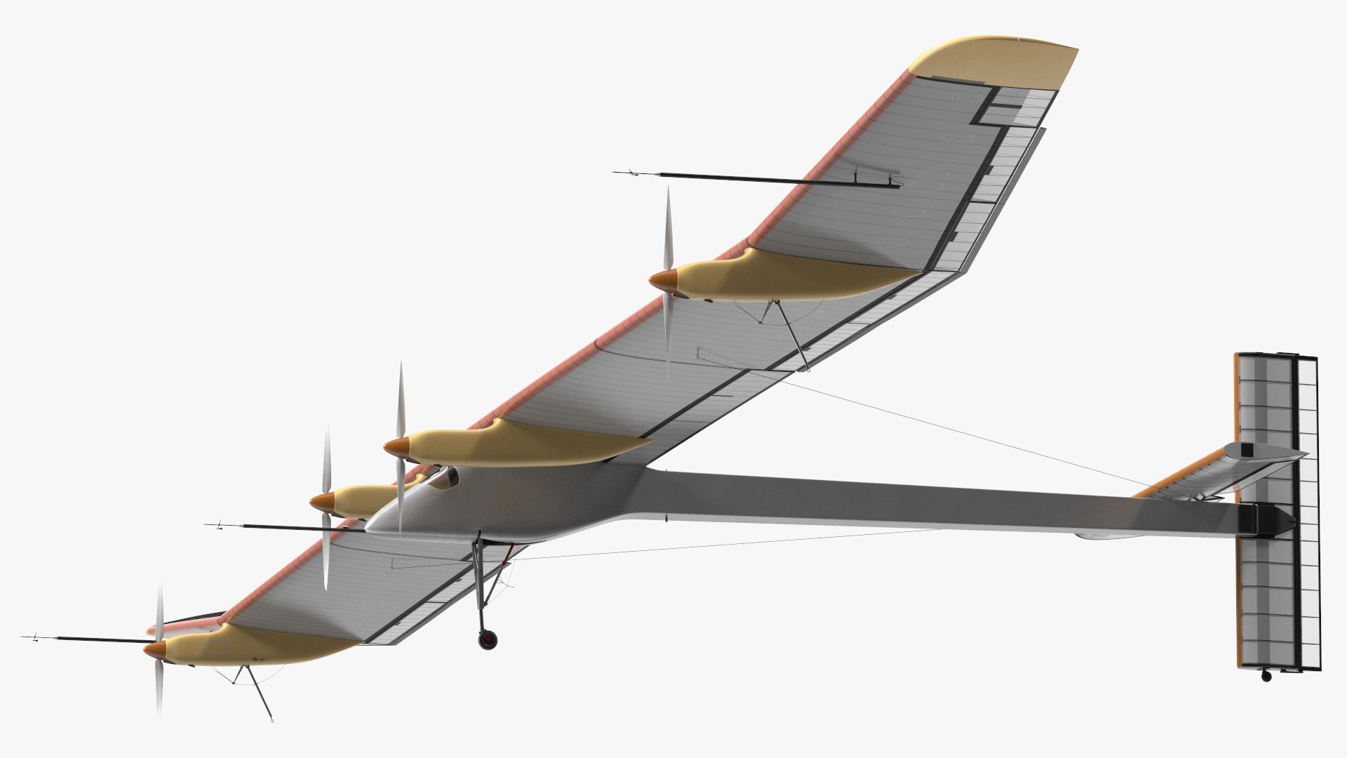 Solar Energy Airplane model - TurboSquid 2031259