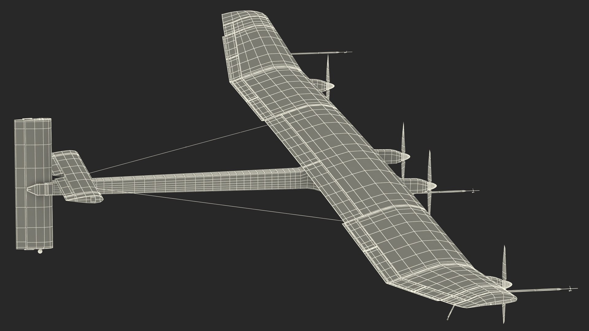 Solar Energy Airplane model - TurboSquid 2031259