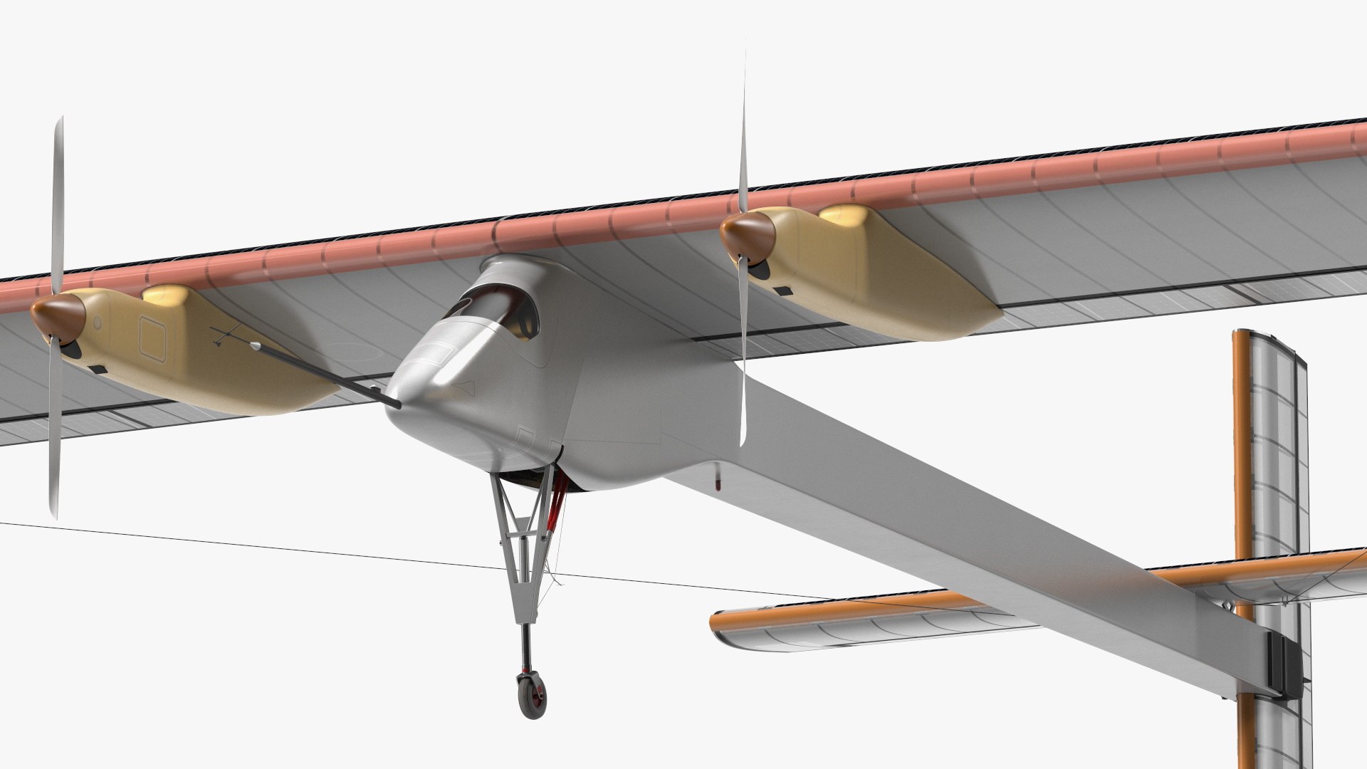 Solar Energy Airplane model - TurboSquid 2031259