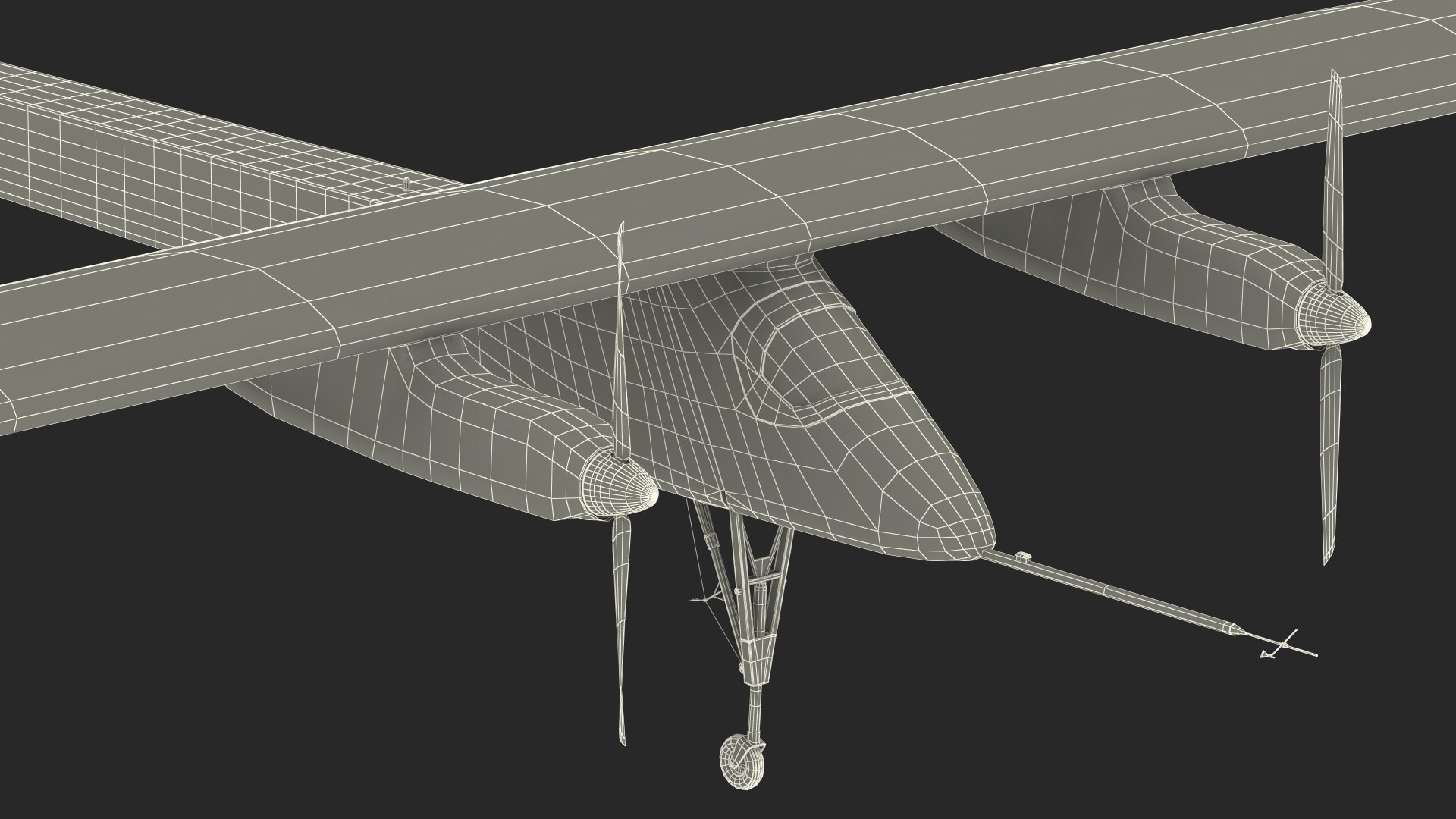 Solar Energy Airplane model - TurboSquid 2031259