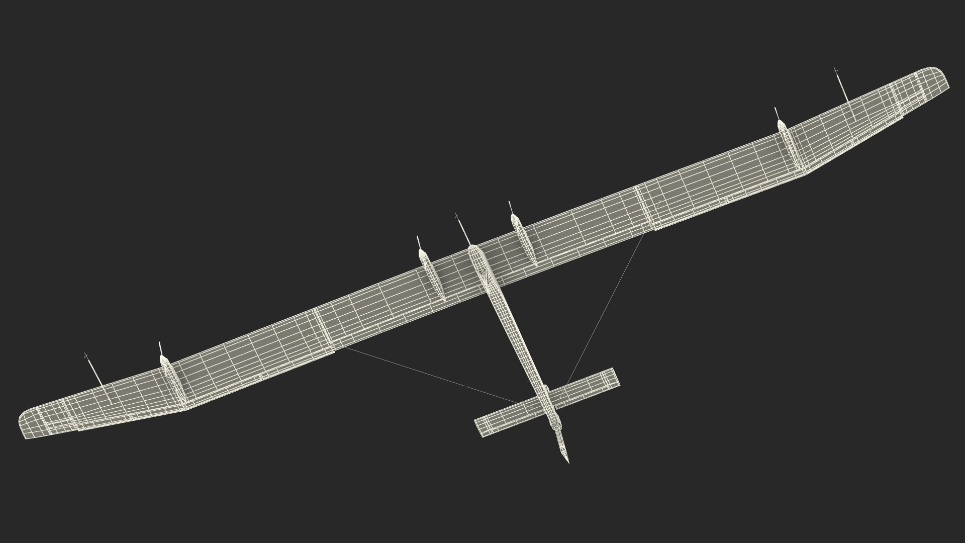 Solar Energy Airplane model - TurboSquid 2031259