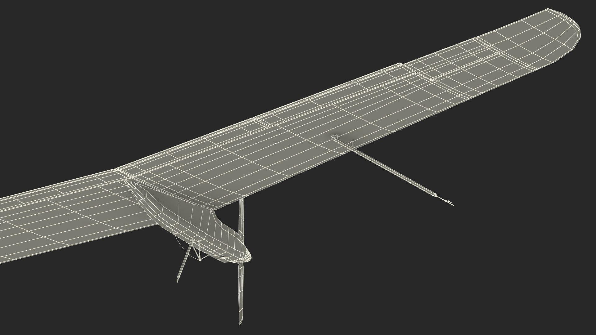 Solar Energy Airplane model - TurboSquid 2031259
