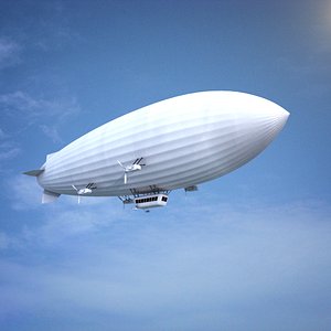 Low Poly Blimp 3D Models for Download | TurboSquid