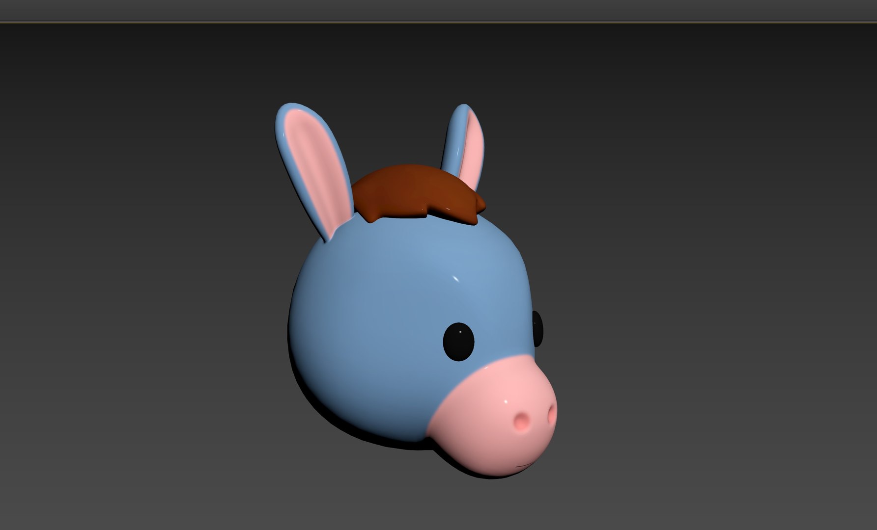 Prop134 Donkey Head 3D Model - TurboSquid 1946294