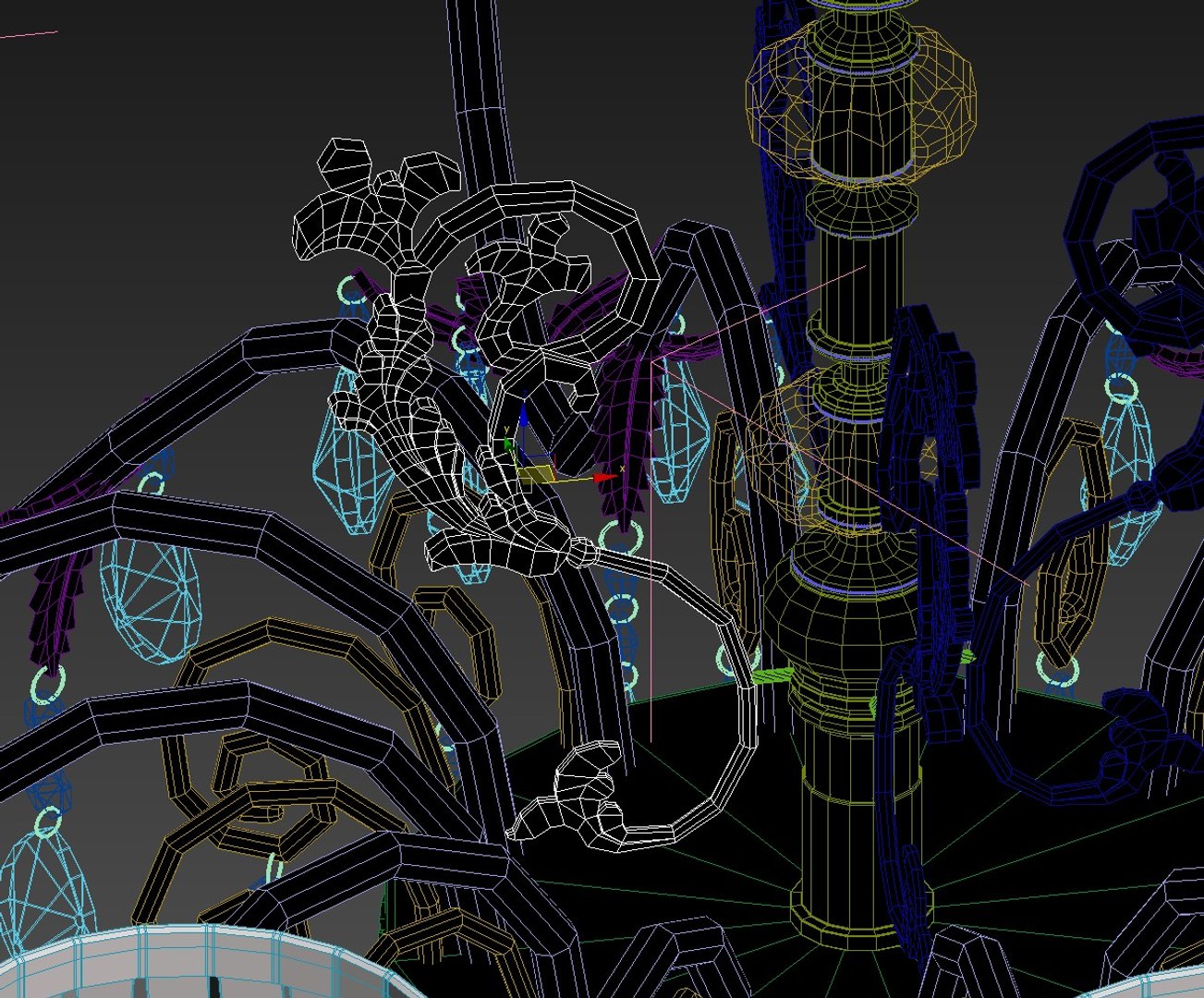 3D model chandelier primadonna 12 | 1148177 | TurboSquid