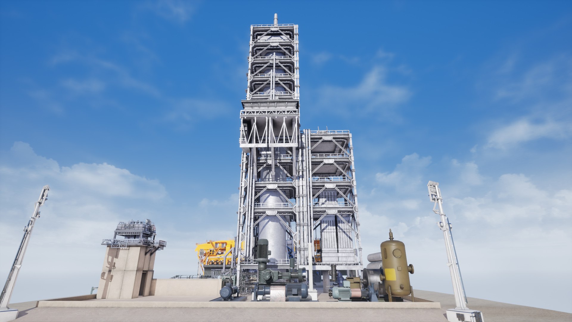 3D US Rocket Launch Modular Environment - TurboSquid 1984195