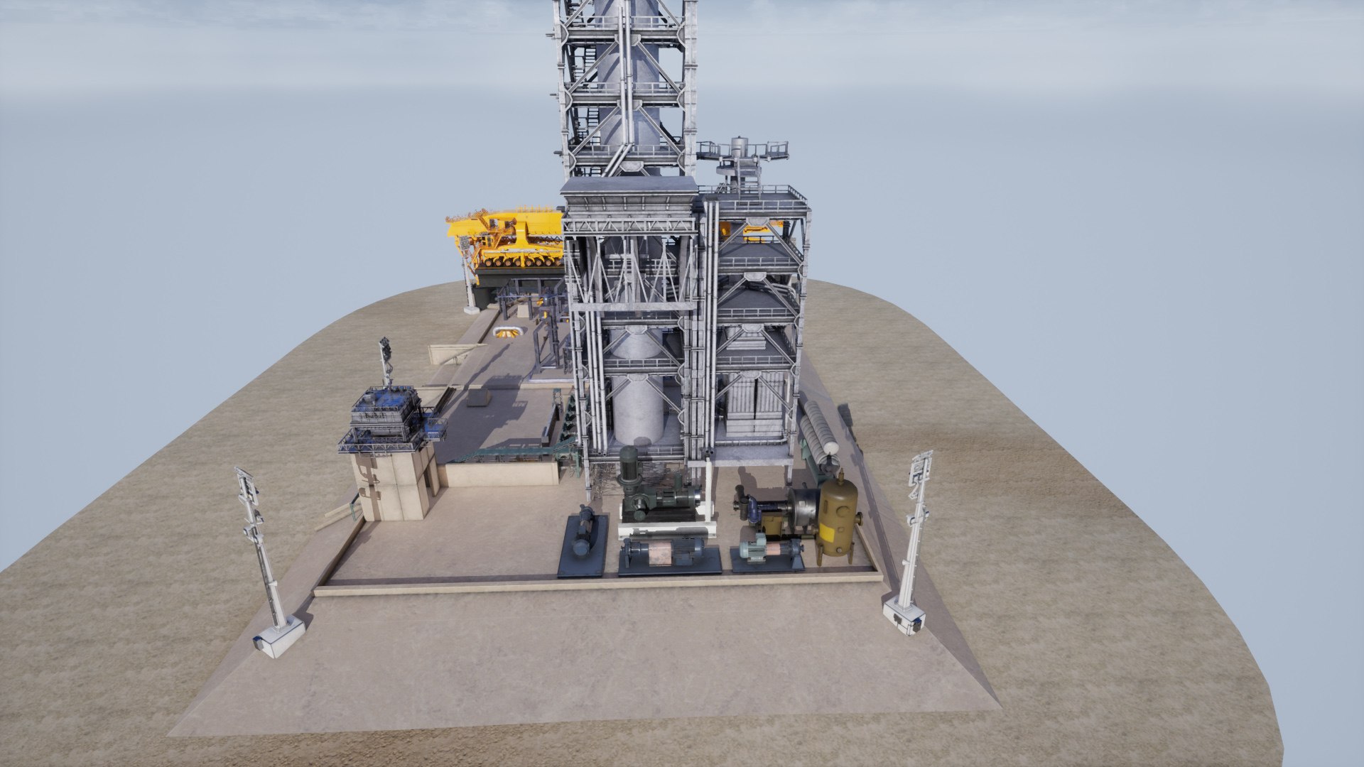 3D US Rocket Launch Modular Environment - TurboSquid 1984195