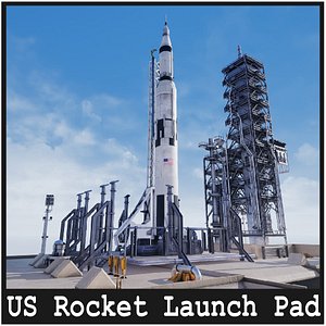Rocket Launch Pad Interior Modular Environment 3D Model - TurboSquid ...